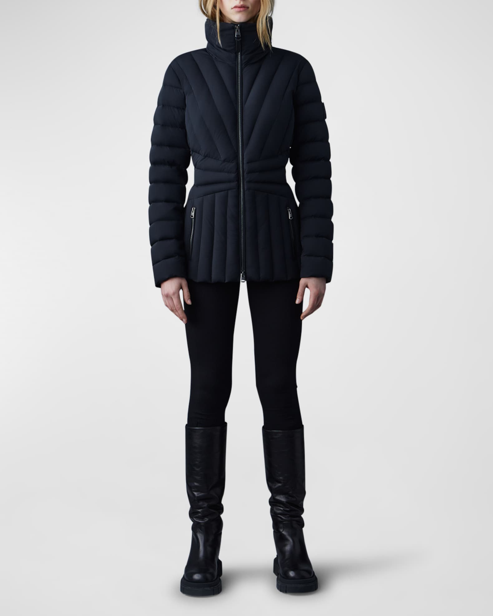 Mackage Alissa Gathered Puffer Coat | Neiman Marcus