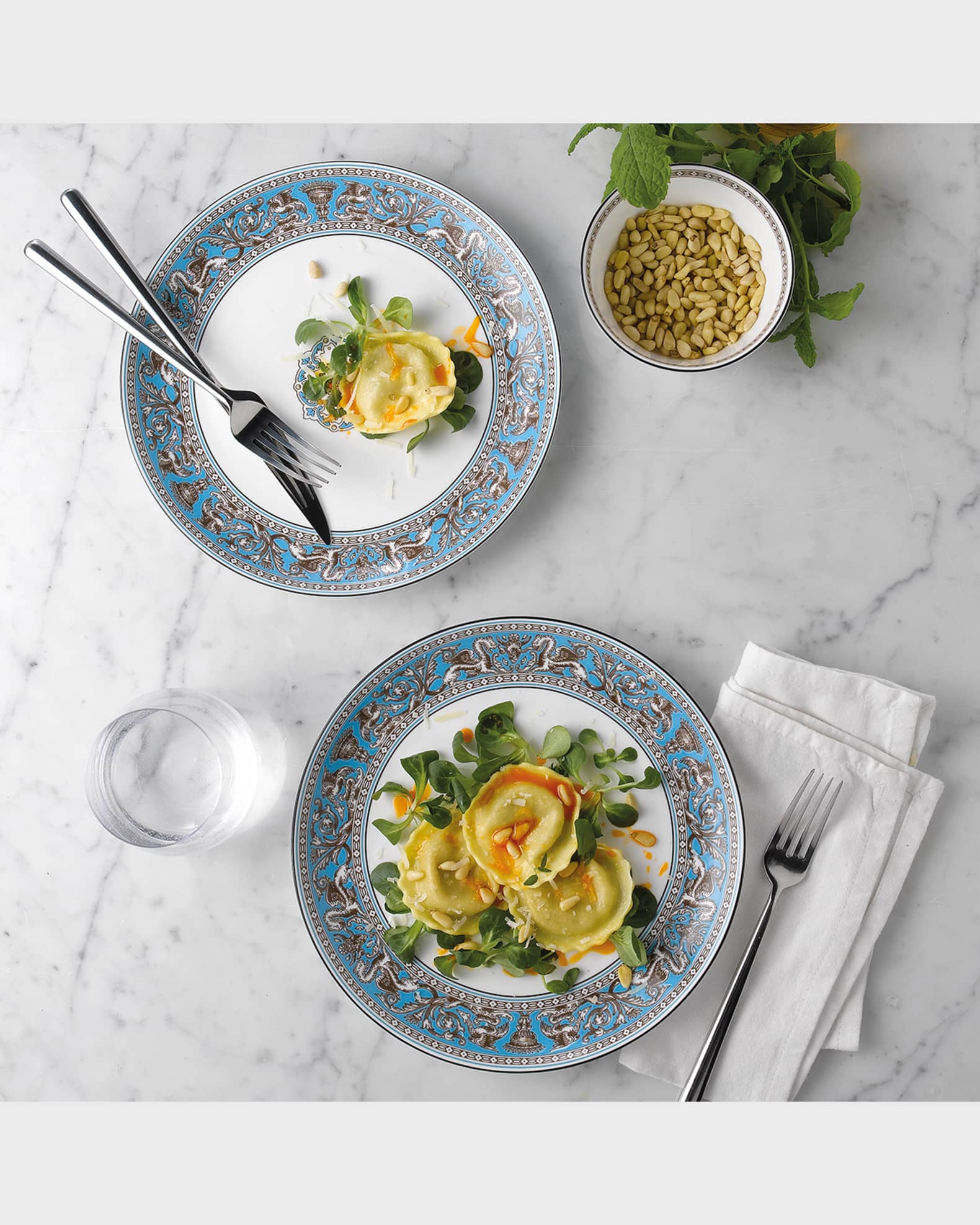 Wedgwood Florentine Turquoise Dinner Plate 10.75" | Neiman Marcus