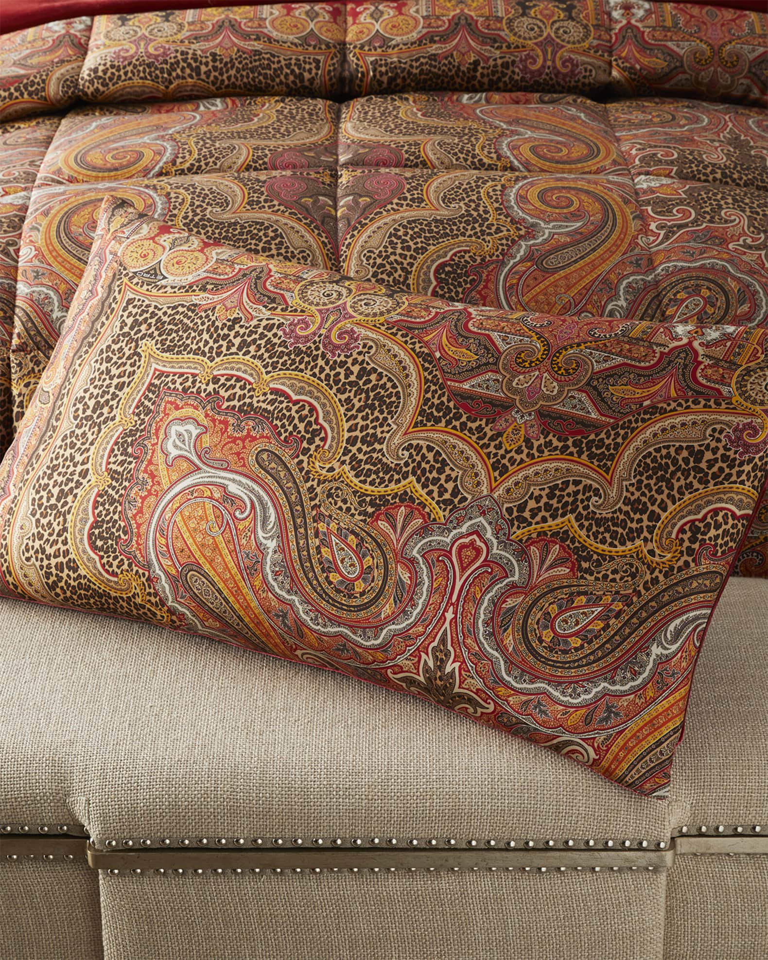 Etro New Forest King Comforter Set | Neiman Marcus