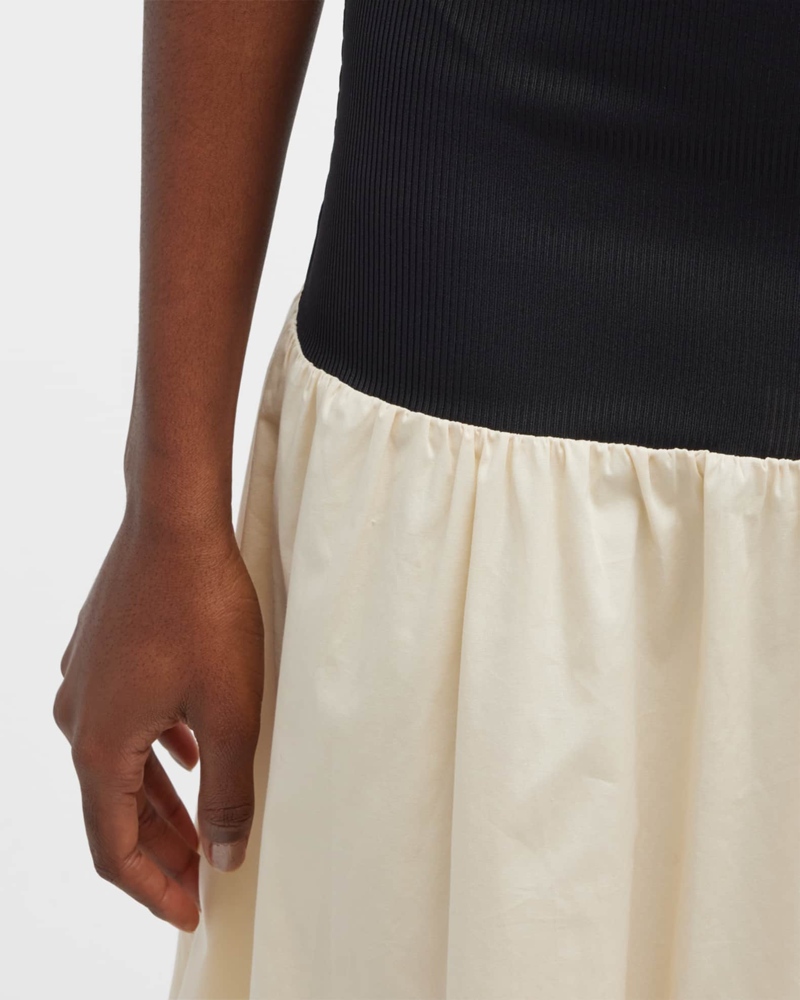 Anna Quan Ambrose Drop-Waist Midi Dress | Neiman Marcus