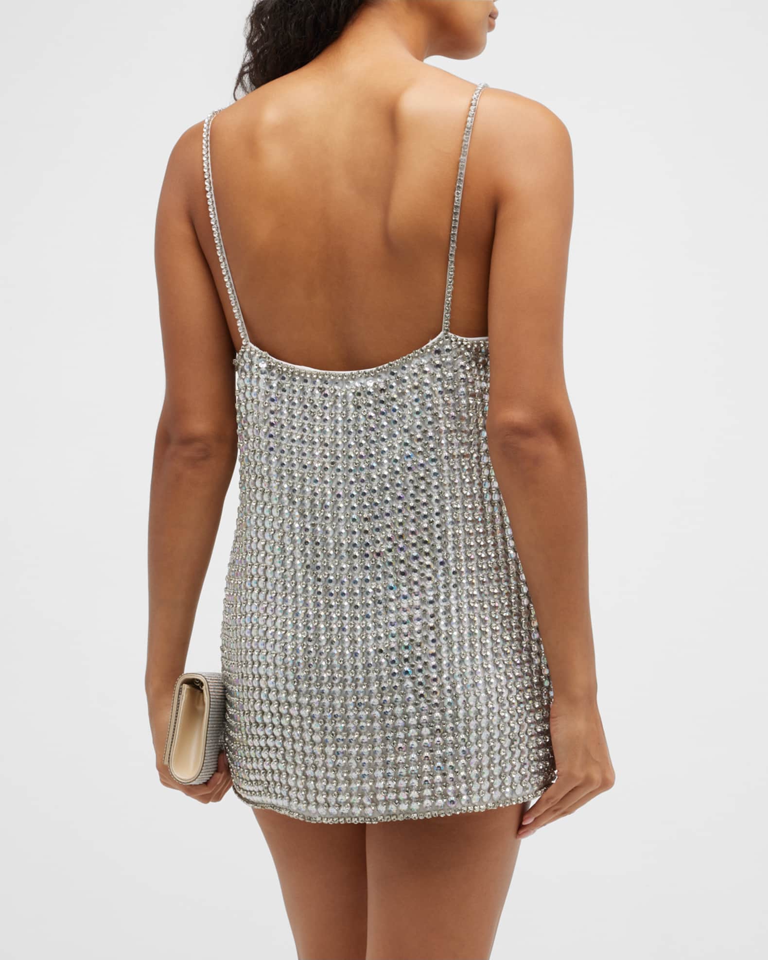 Retrofete Holland Bejeweled Mini Dress | Neiman Marcus