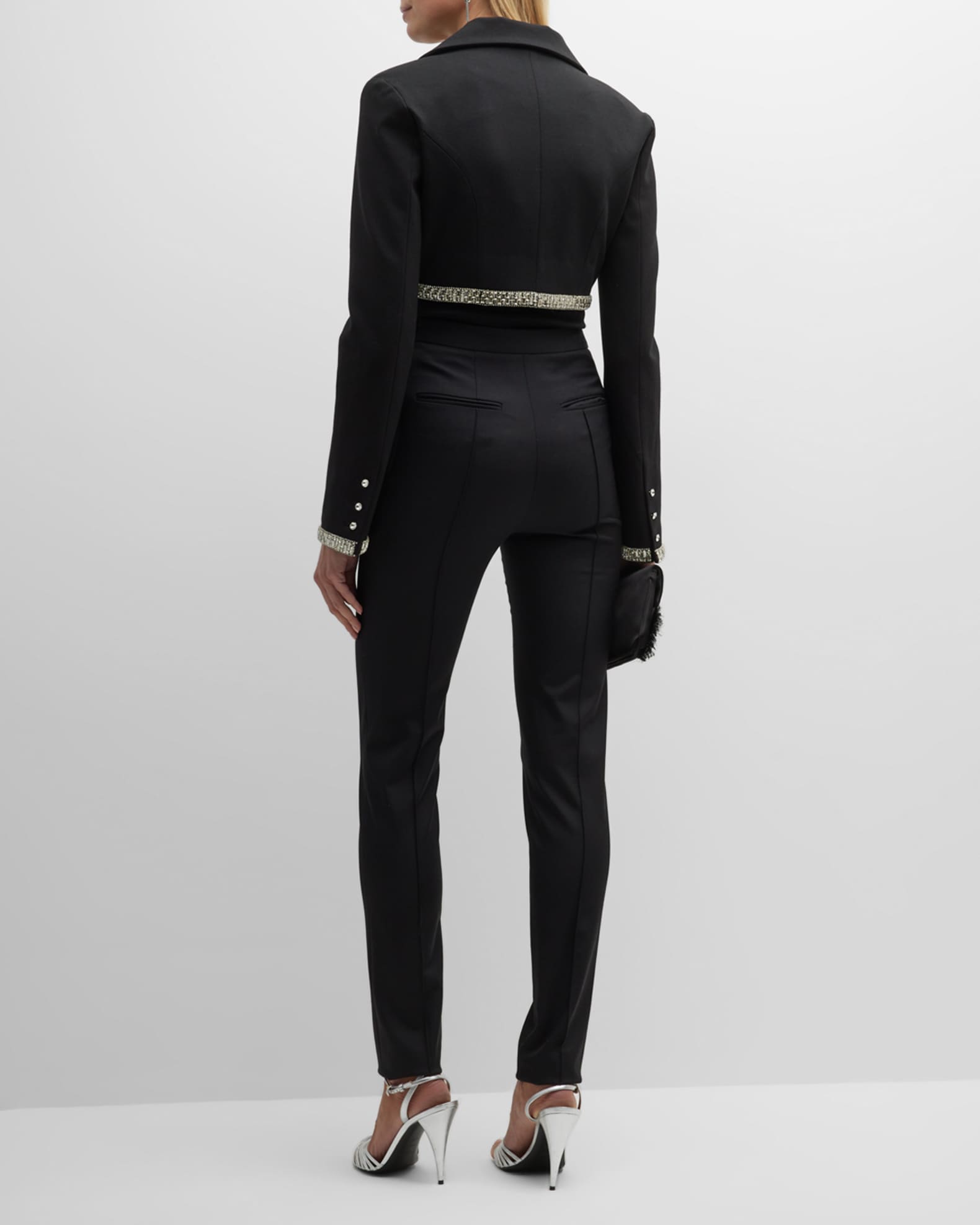 Retrofete Neely Embellished Crop Blazer | Neiman Marcus