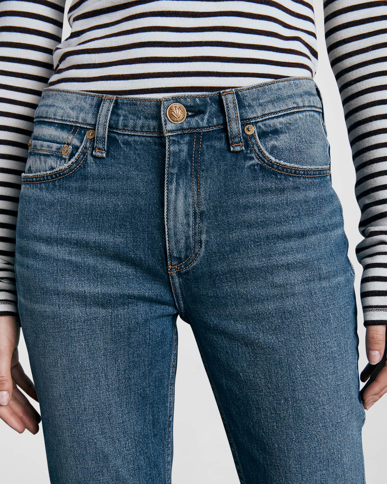 Rag & Bone Peyton Mid-Rise Bootcut Jeans | Neiman Marcus