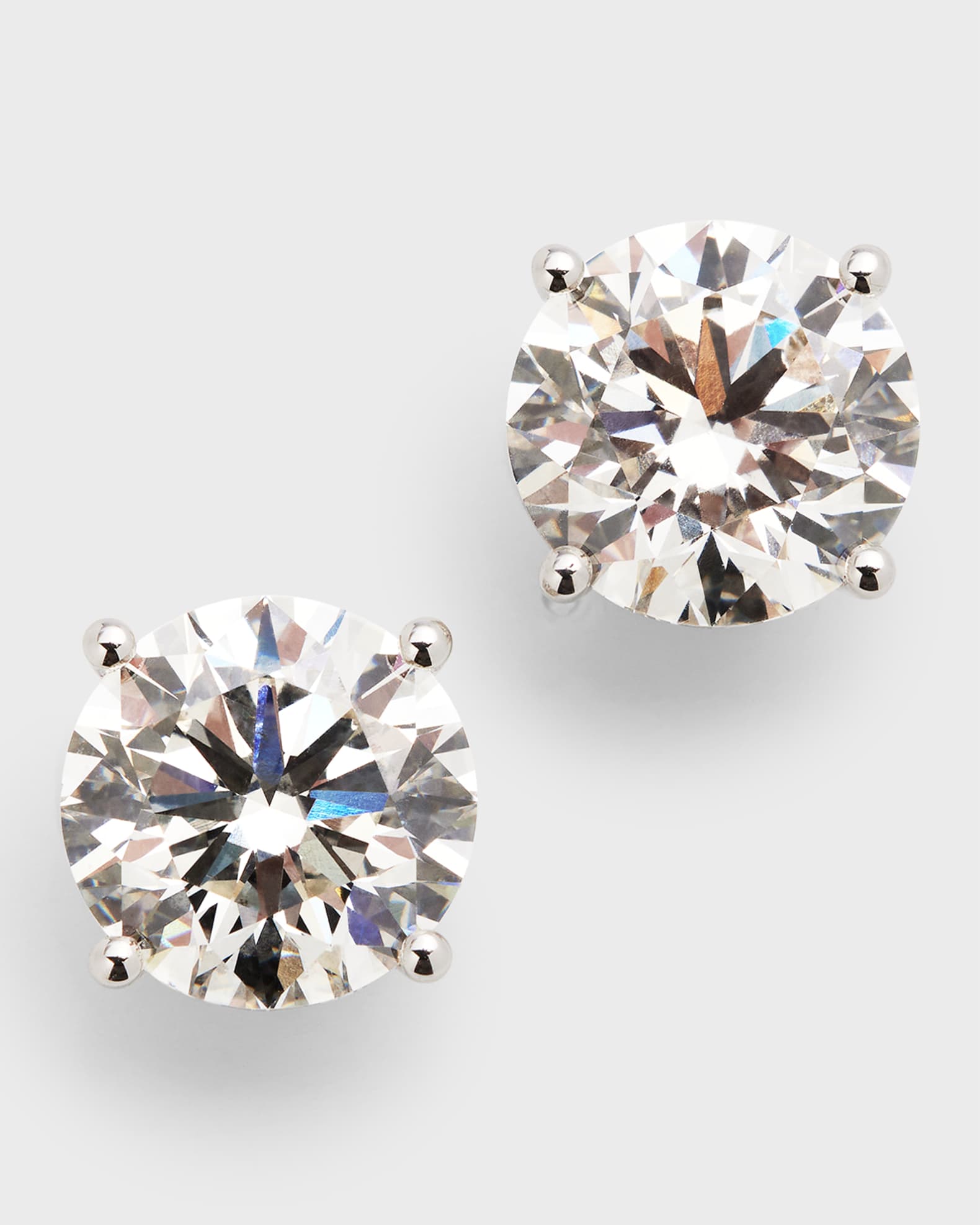 Neiman Marcus Lab Grown Diamonds Lab Grown Diamond 18K White Gold Round ...