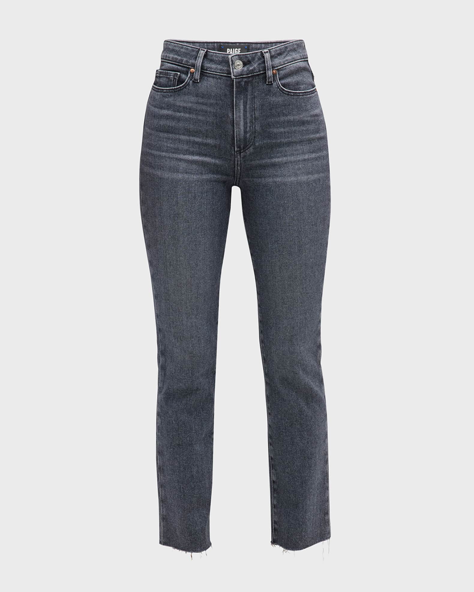 PAIGE Cindy Slim Straight Ankle Jeans | Neiman Marcus