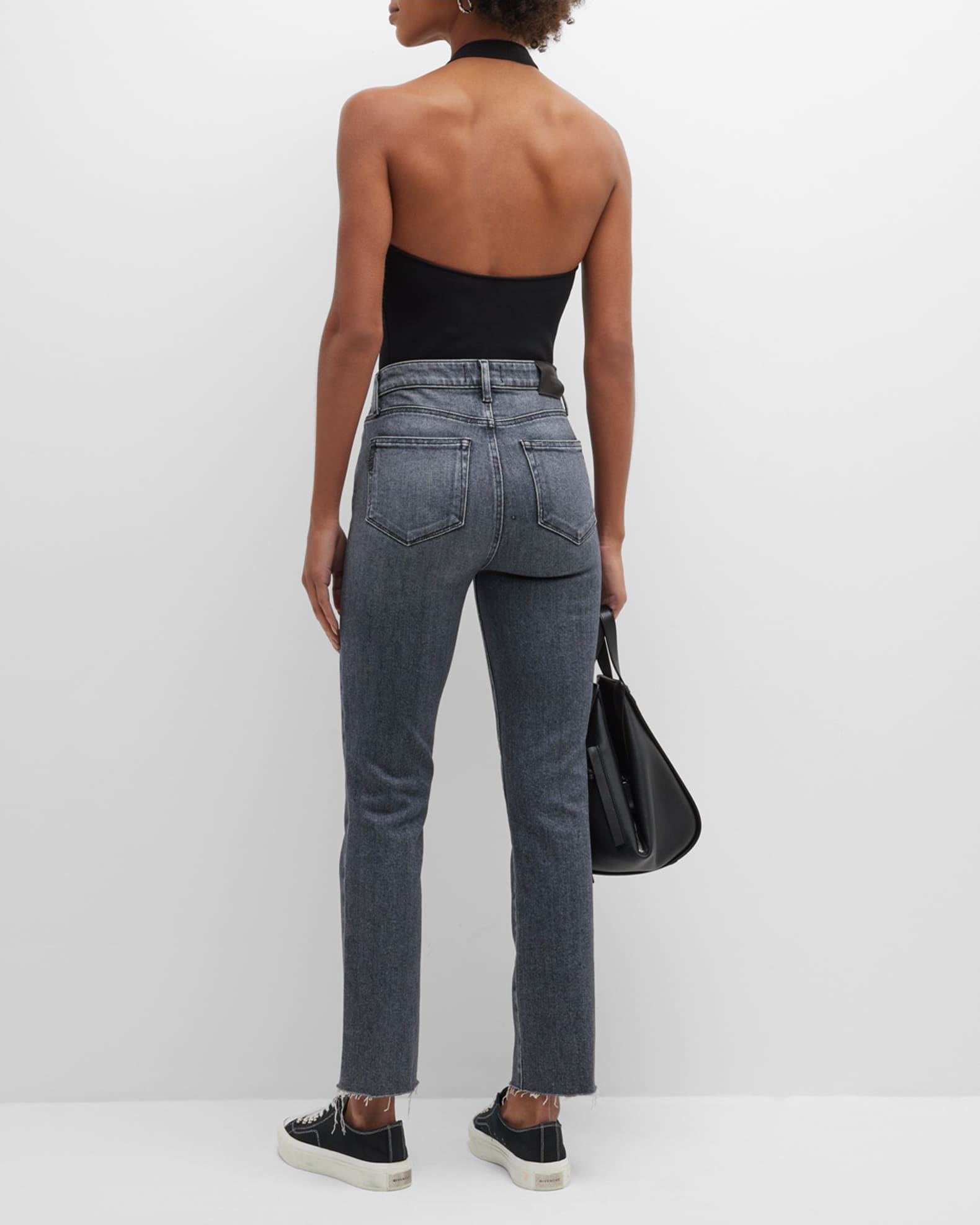 PAIGE Cindy Slim Straight Ankle Jeans | Neiman Marcus
