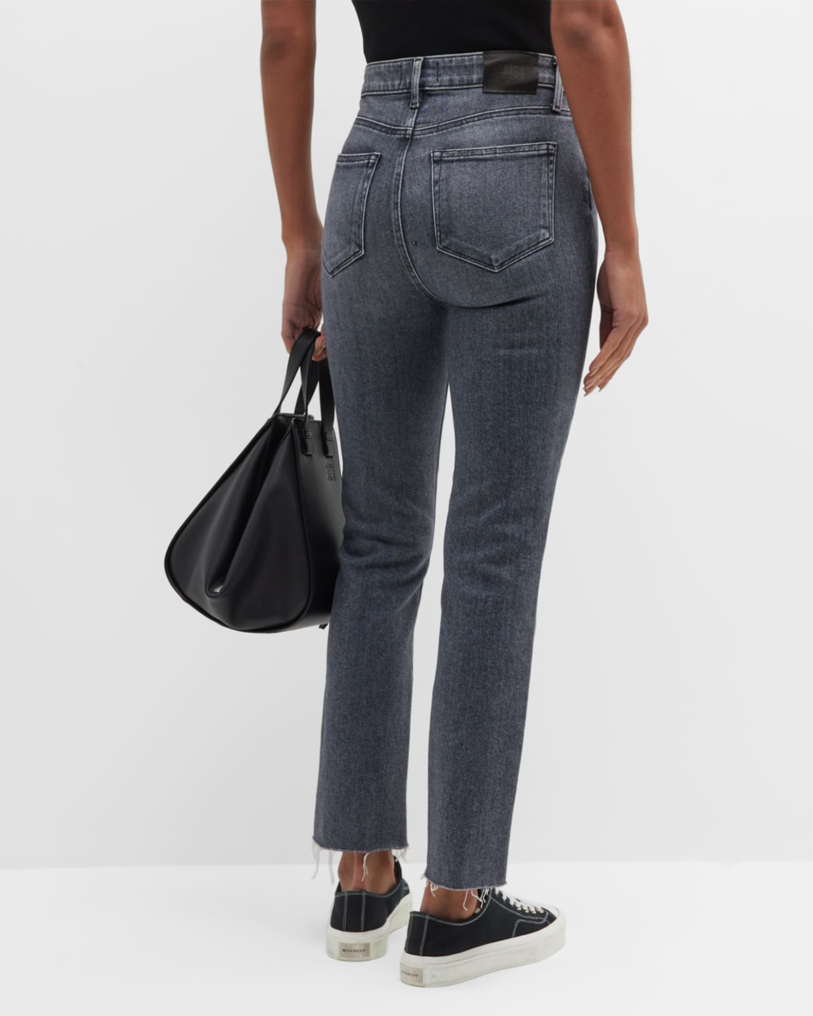PAIGE Cindy Slim Straight Ankle Jeans | Neiman Marcus