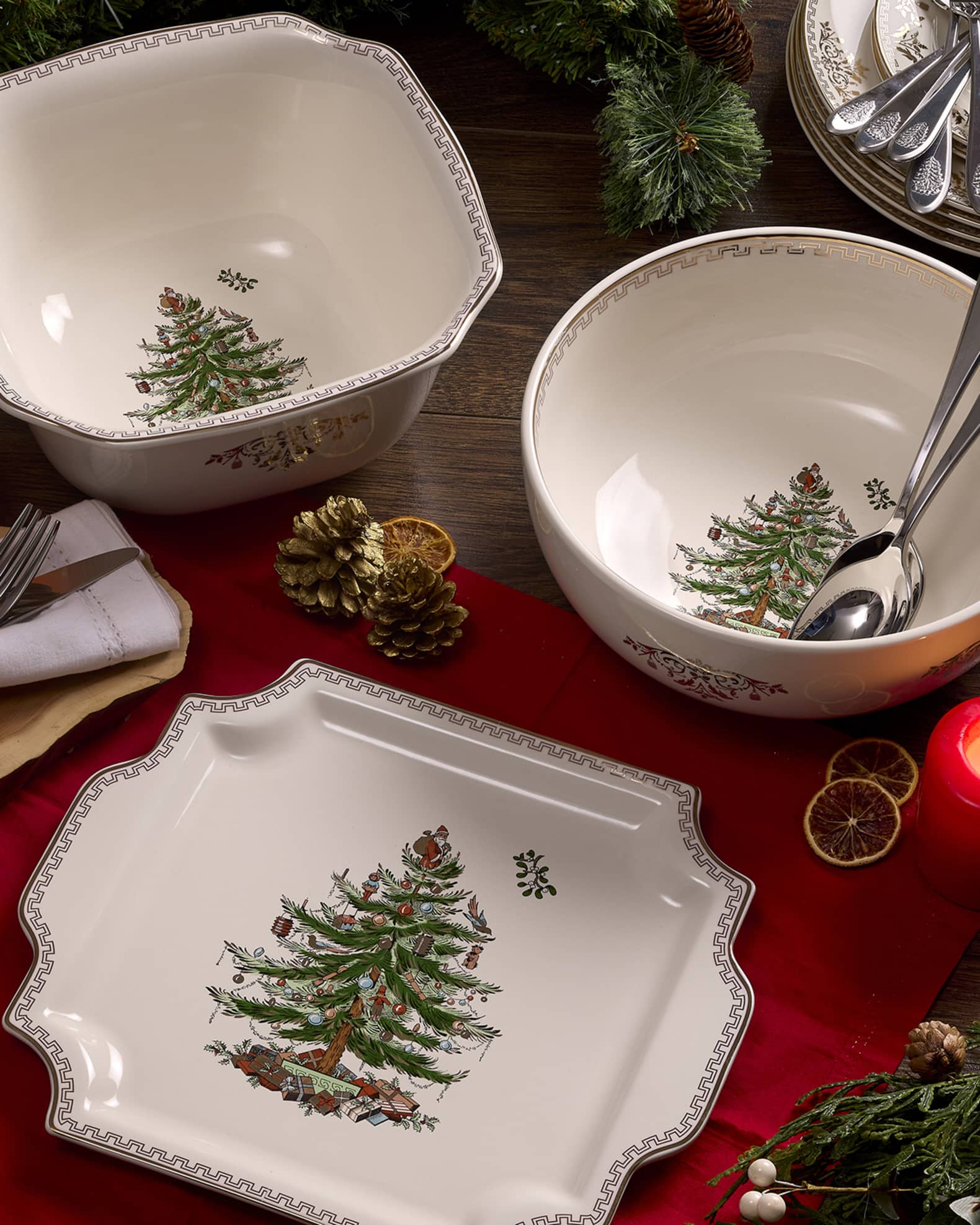 Christmas Tree Dinnerware Collection | Neiman Marcus