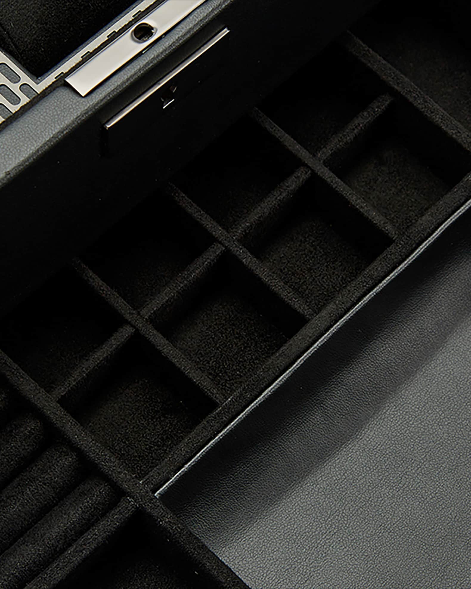 WOLF Axis 10-Piece Watch Box with Drawer | Neiman Marcus