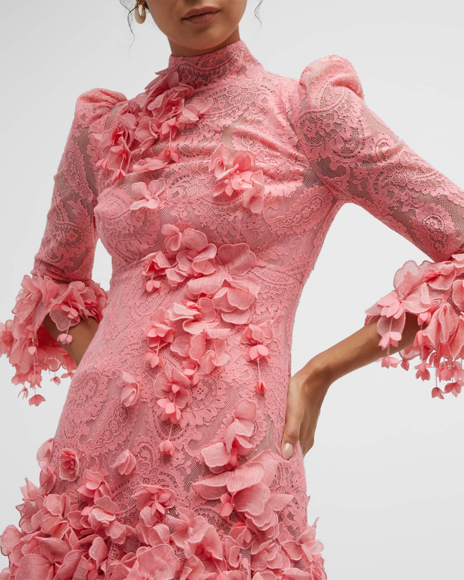 Zimmermann High Tide Lace Mini Dress | Neiman Marcus