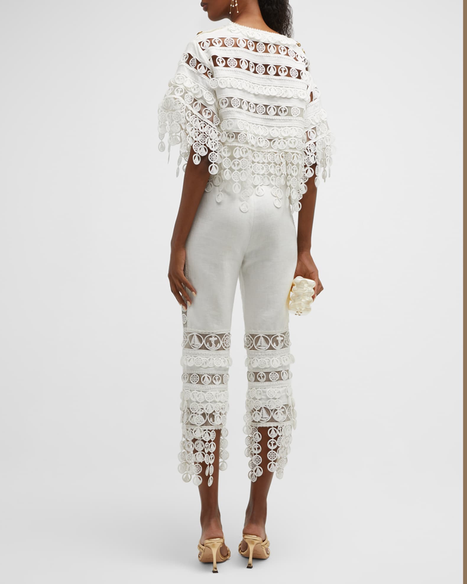 Zimmermann High Tide Nautical Crop Top | Neiman Marcus