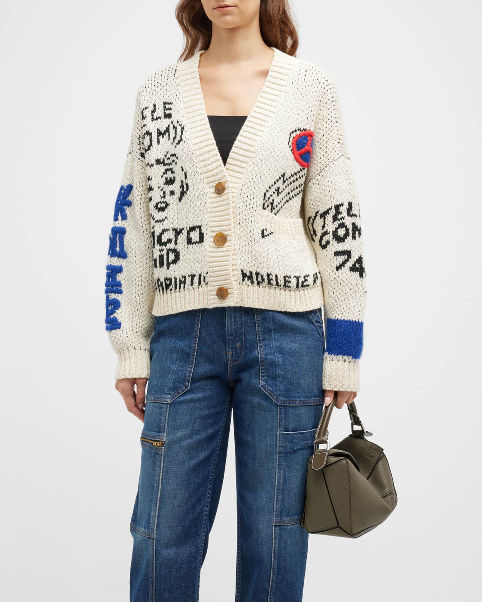 MOTHER The Patch Pocket Cardigan | Neiman Marcus