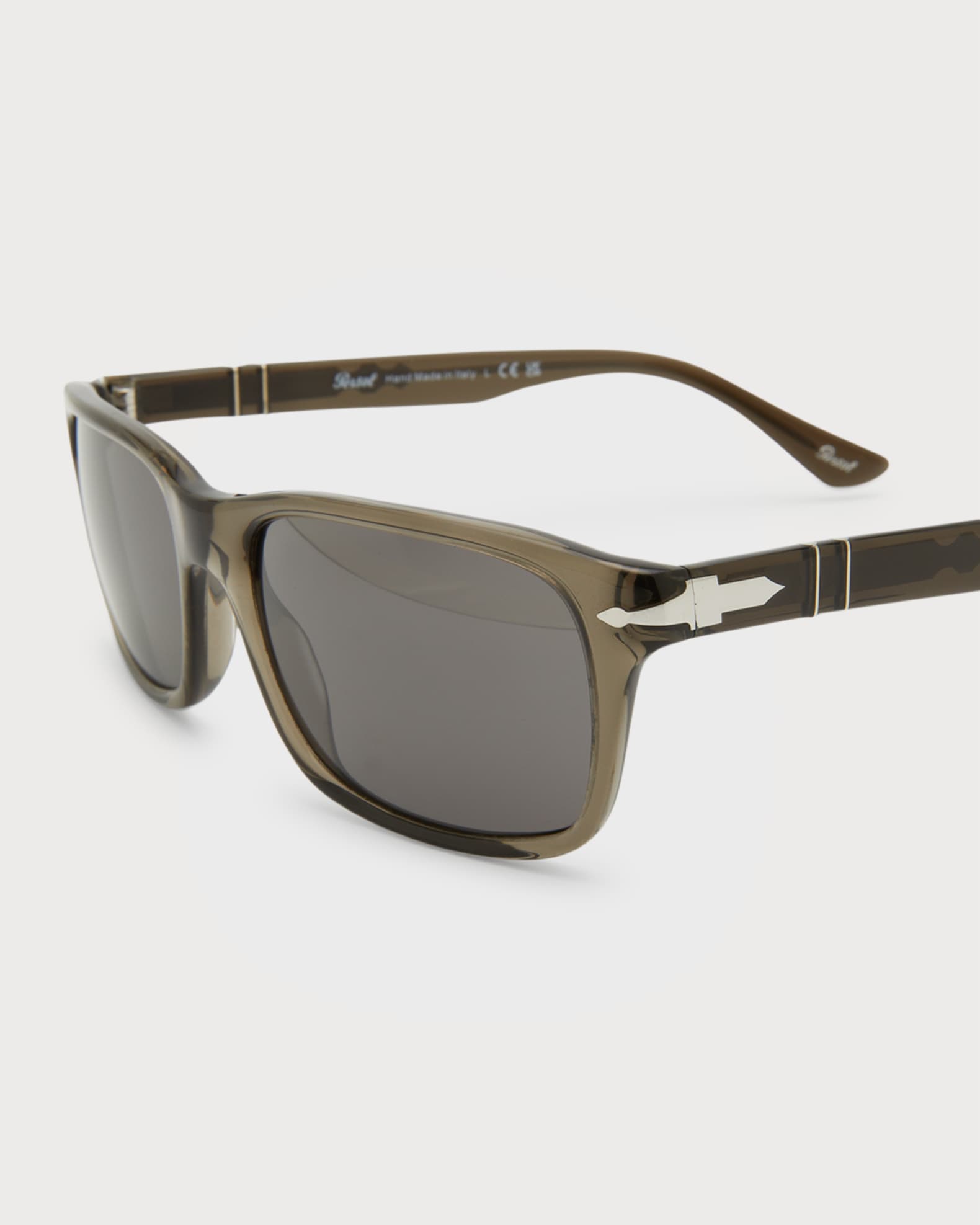 Persol Men's Rectangle Acetate Sunglasses | Neiman Marcus