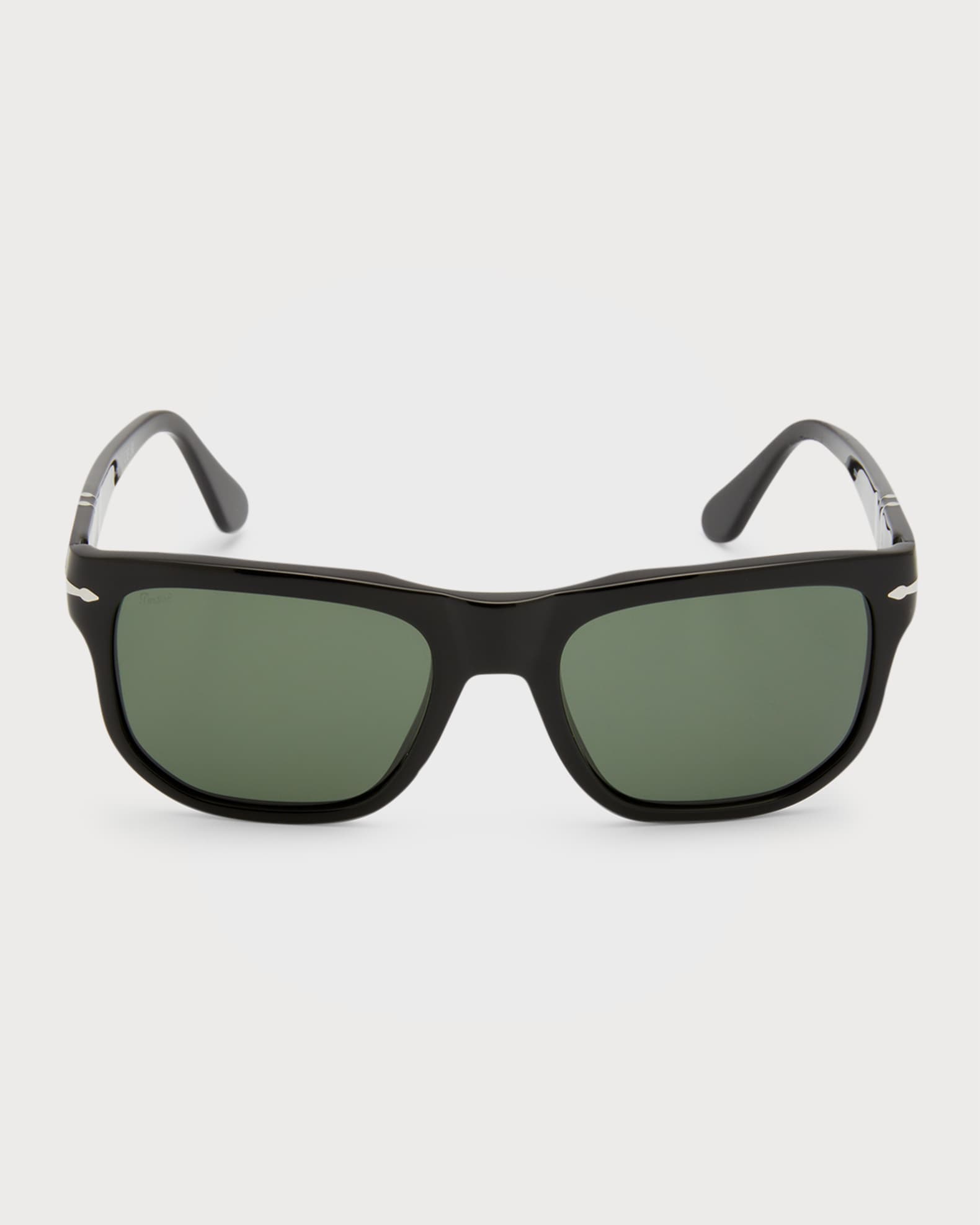 Persol Men's Temple Plaqué Rectangle Sunglasses | Neiman Marcus