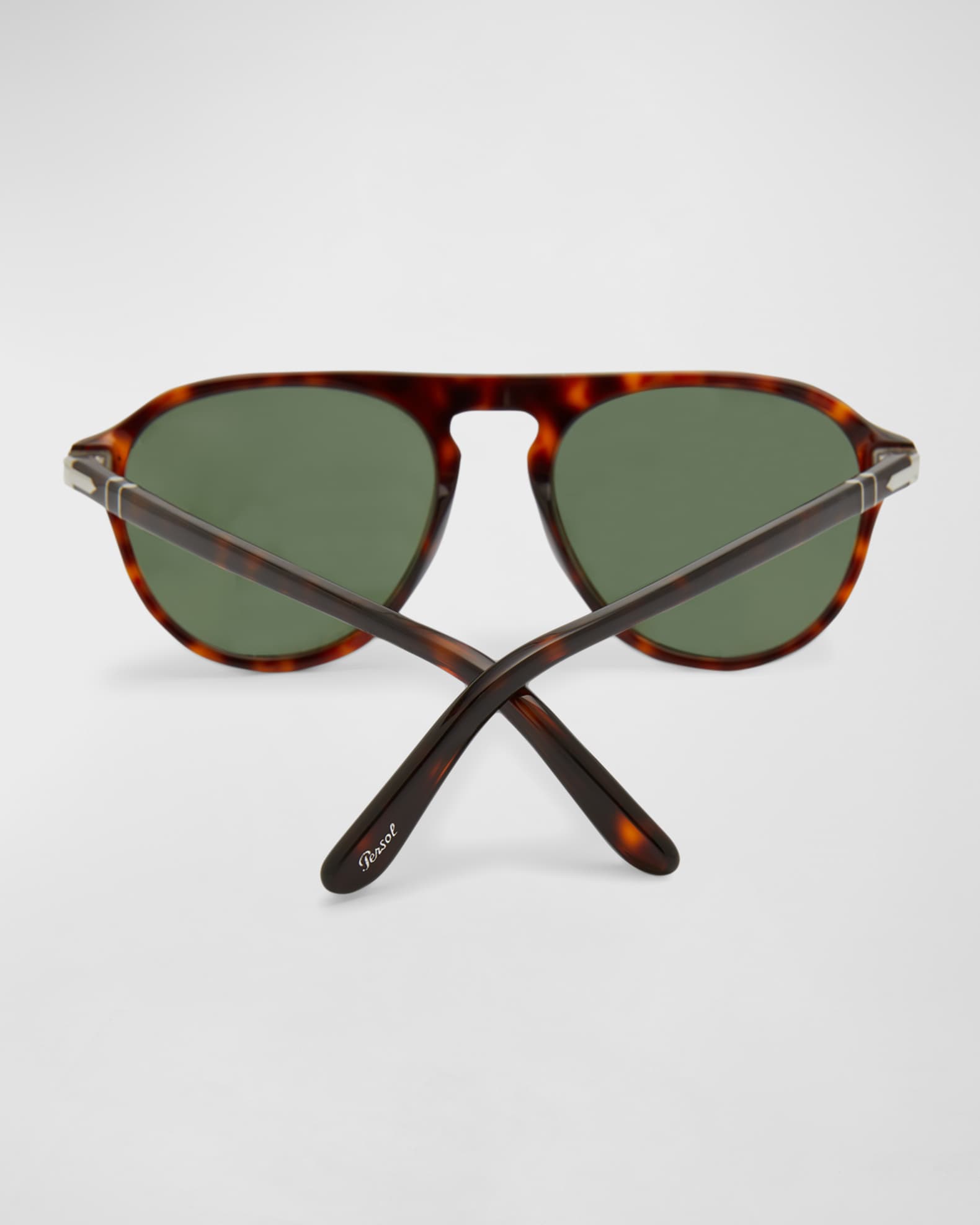Persol Men's Keyhole Bridge Round Sunglasses | Neiman Marcus