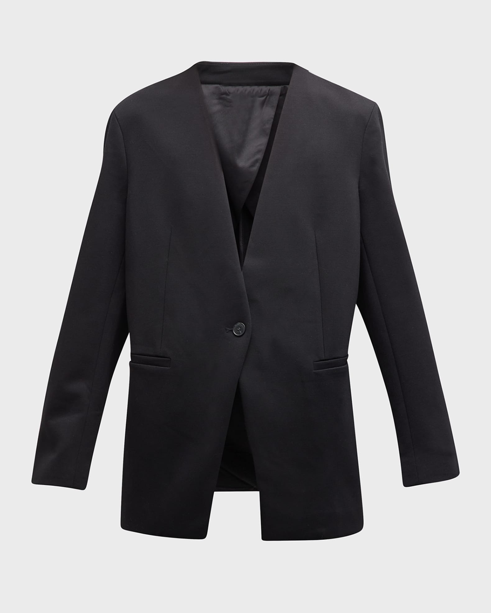 Spanx The Perfect Collarless Cutaway Blazer | Neiman Marcus