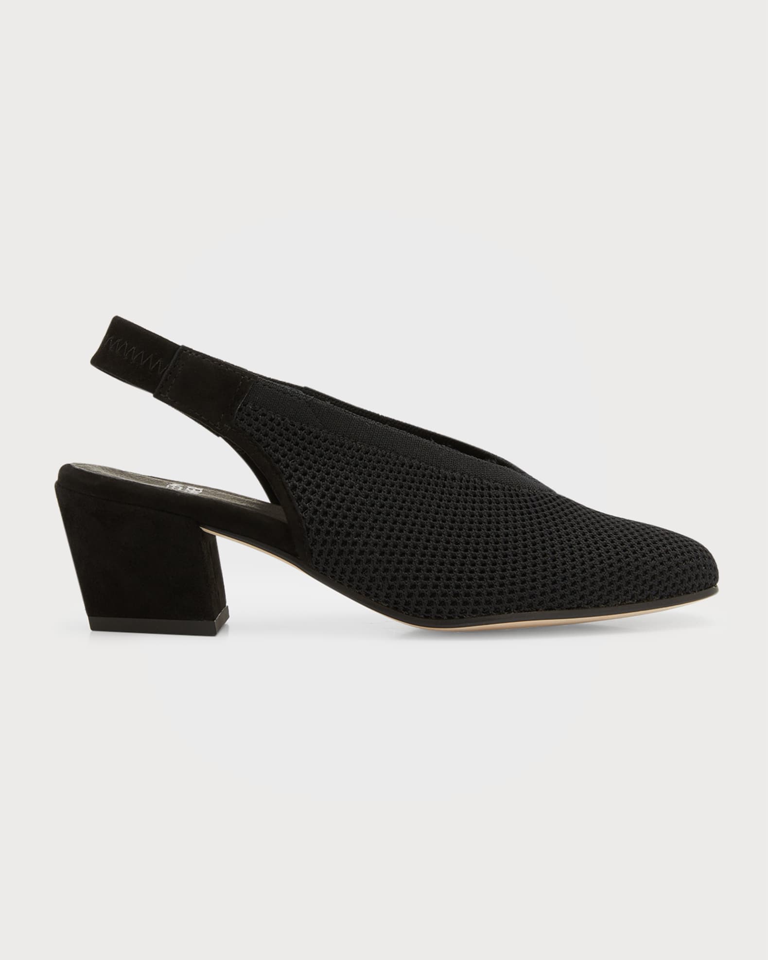 Eileen Fisher Vasa Stretch Knit Slingback Pumps | Neiman Marcus
