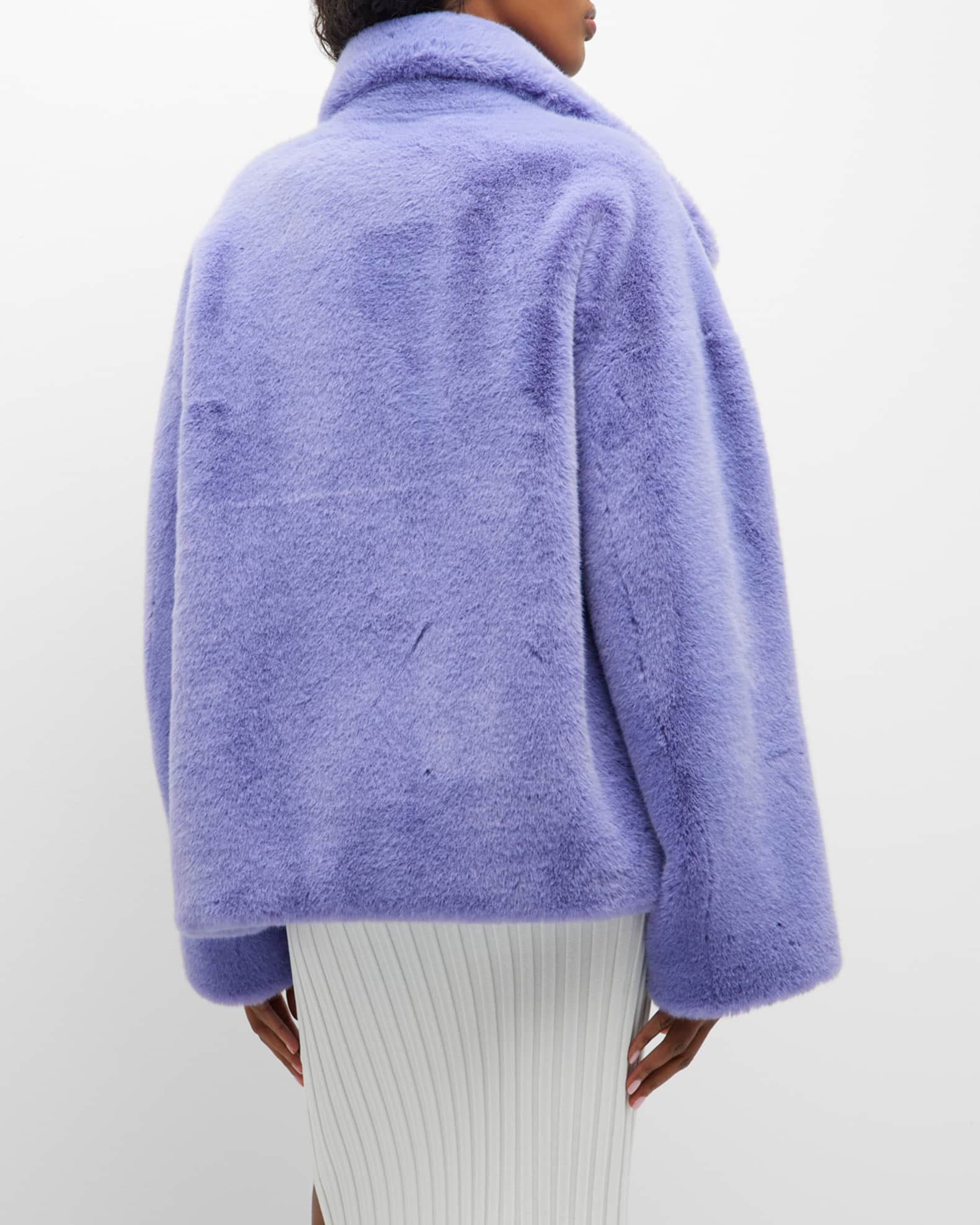 STAND Zendaya Oversize Faux Fur Coat | Neiman Marcus