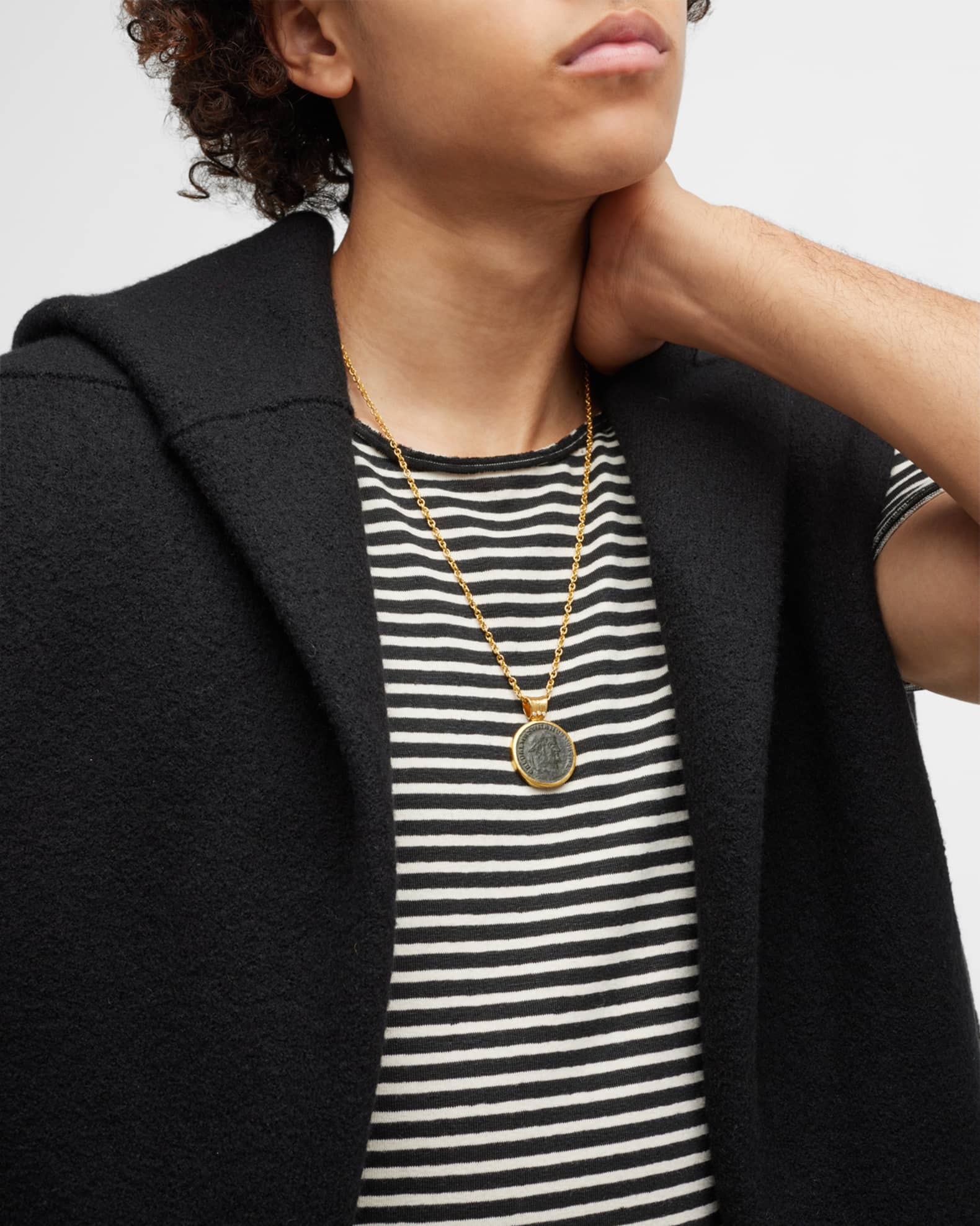 Gurhan Men's Mixed Gold Roman Coin Pendant | Neiman Marcus