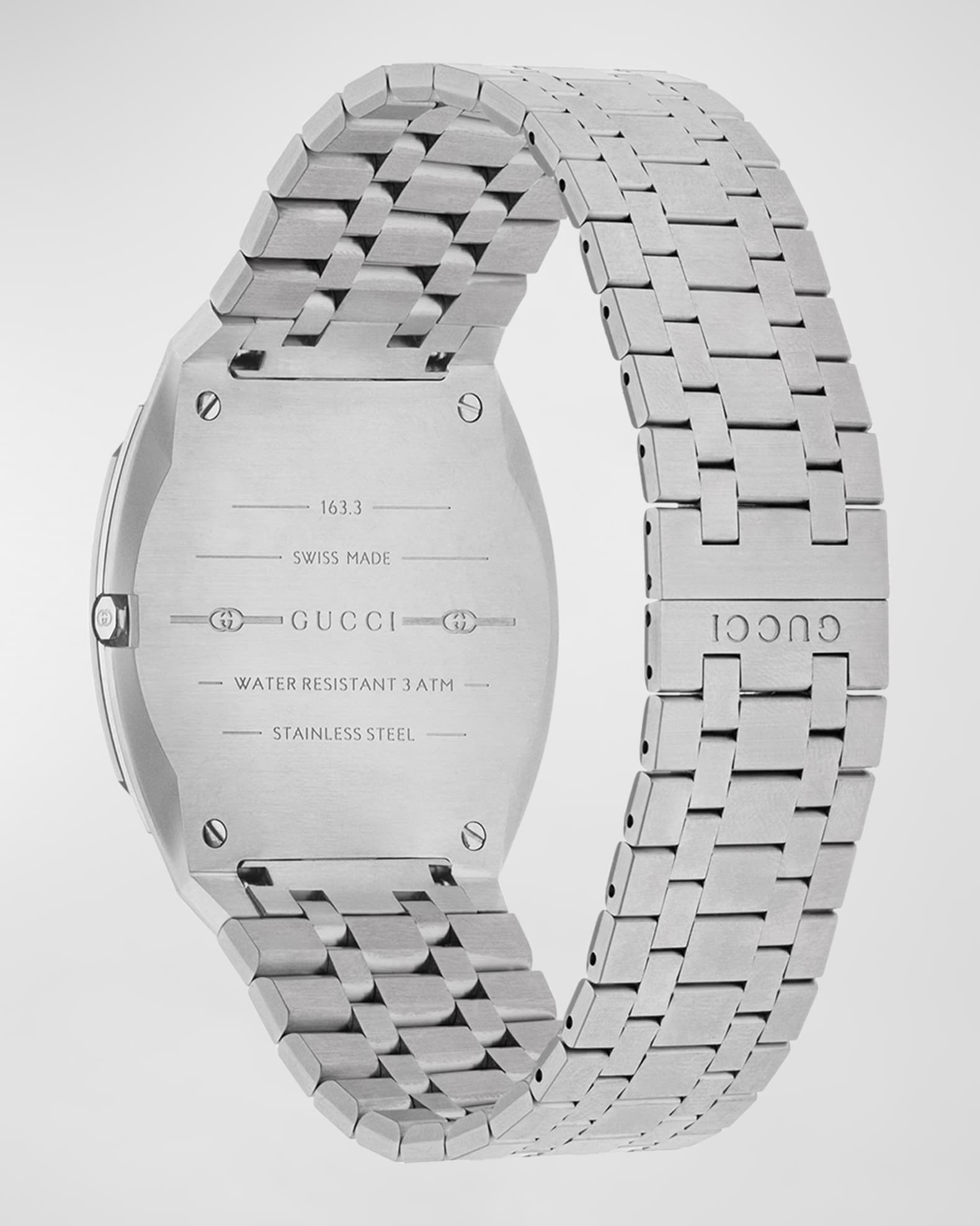 Gucci Men's 25H Stainless Steel Bracelet Watch, 38mm | Neiman Marcus