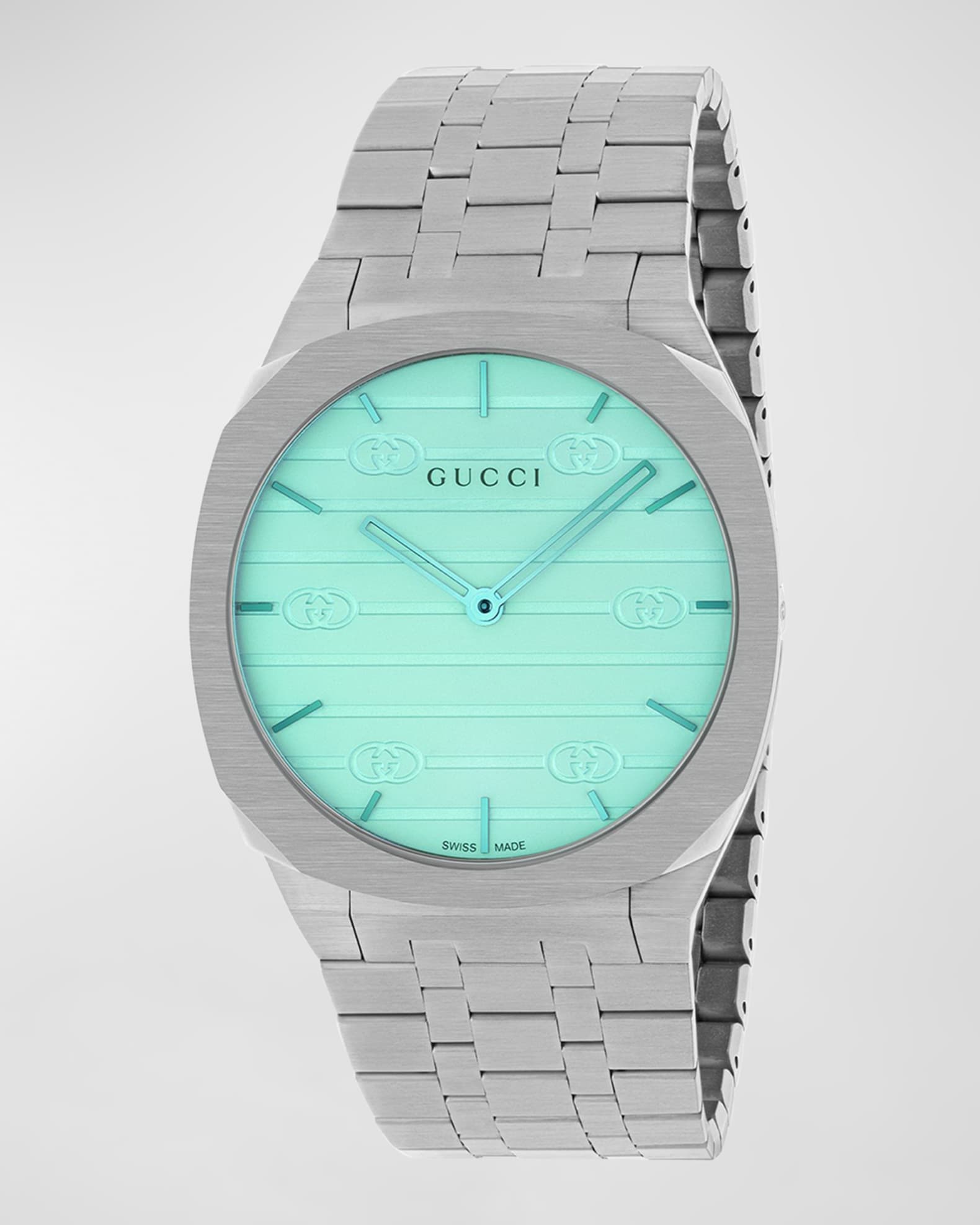 Gucci Men's 25H Stainless Steel Bracelet Watch, 38mm | Neiman Marcus