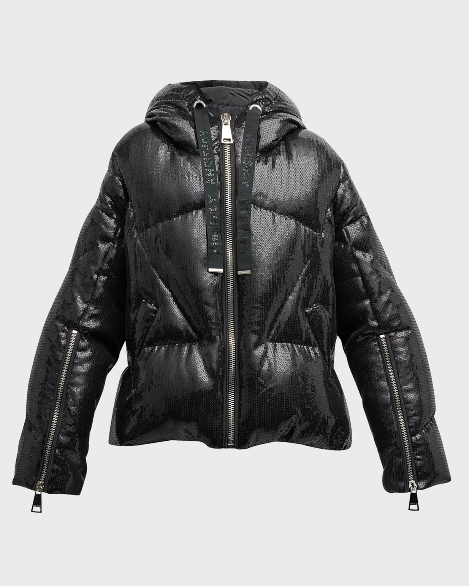 Khrisjoy Puff Khris Embellsihed Puffer Jacket | Neiman Marcus