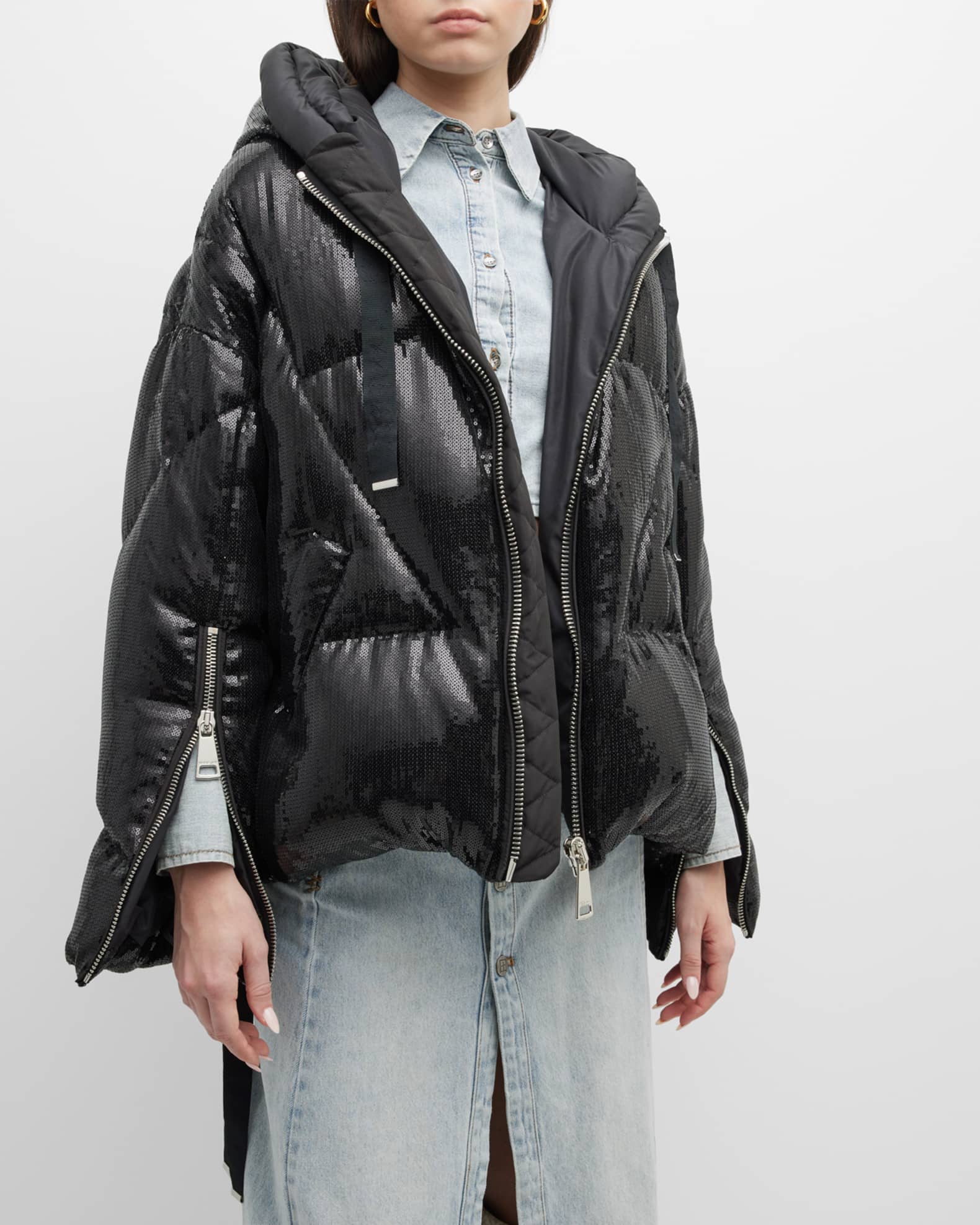 Khrisjoy Puff Khris Embellsihed Puffer Jacket | Neiman Marcus