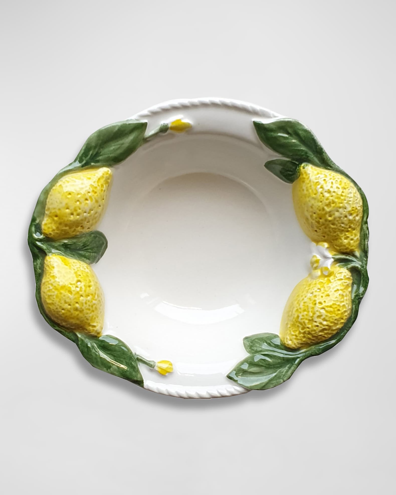 Les Ottomans Lemon Handpainted Dinner Plate | Neiman Marcus