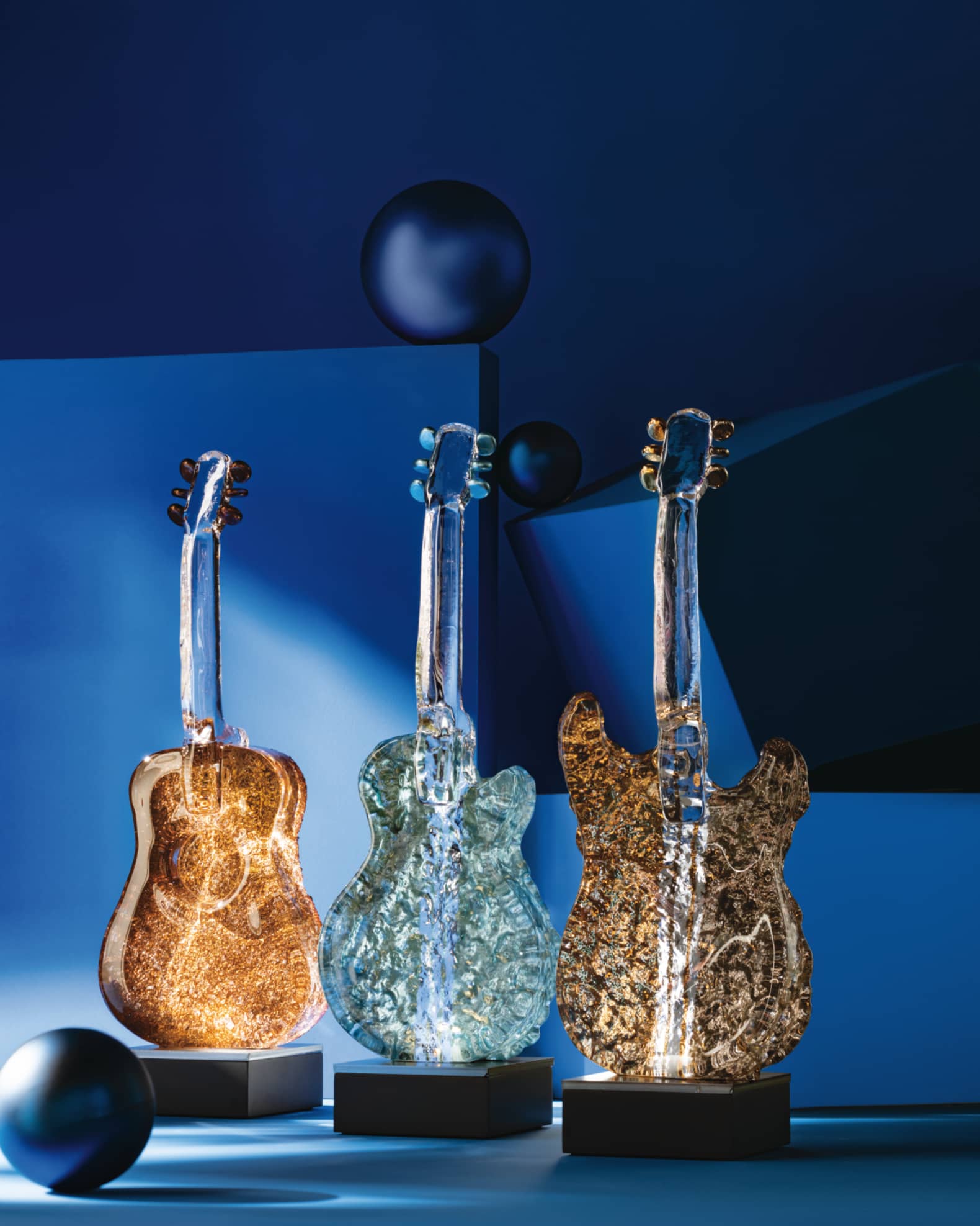 Kosta Boda "Elvis Presley: Graceland" Limited Edition Crystal Guitar by Kjell Engman | Neiman Marcus