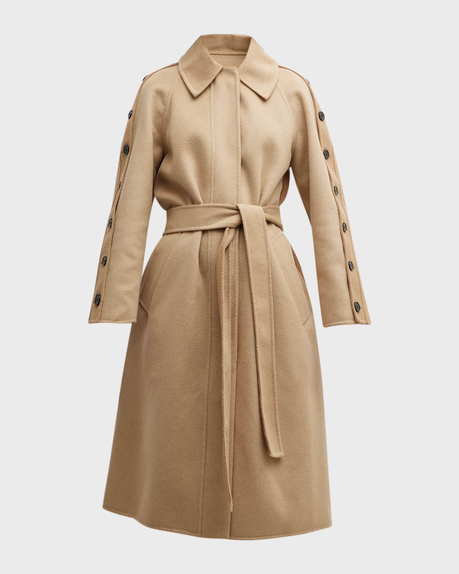 Proenza Schouler Wool Double-Face Colorblock Coat | Neiman Marcus