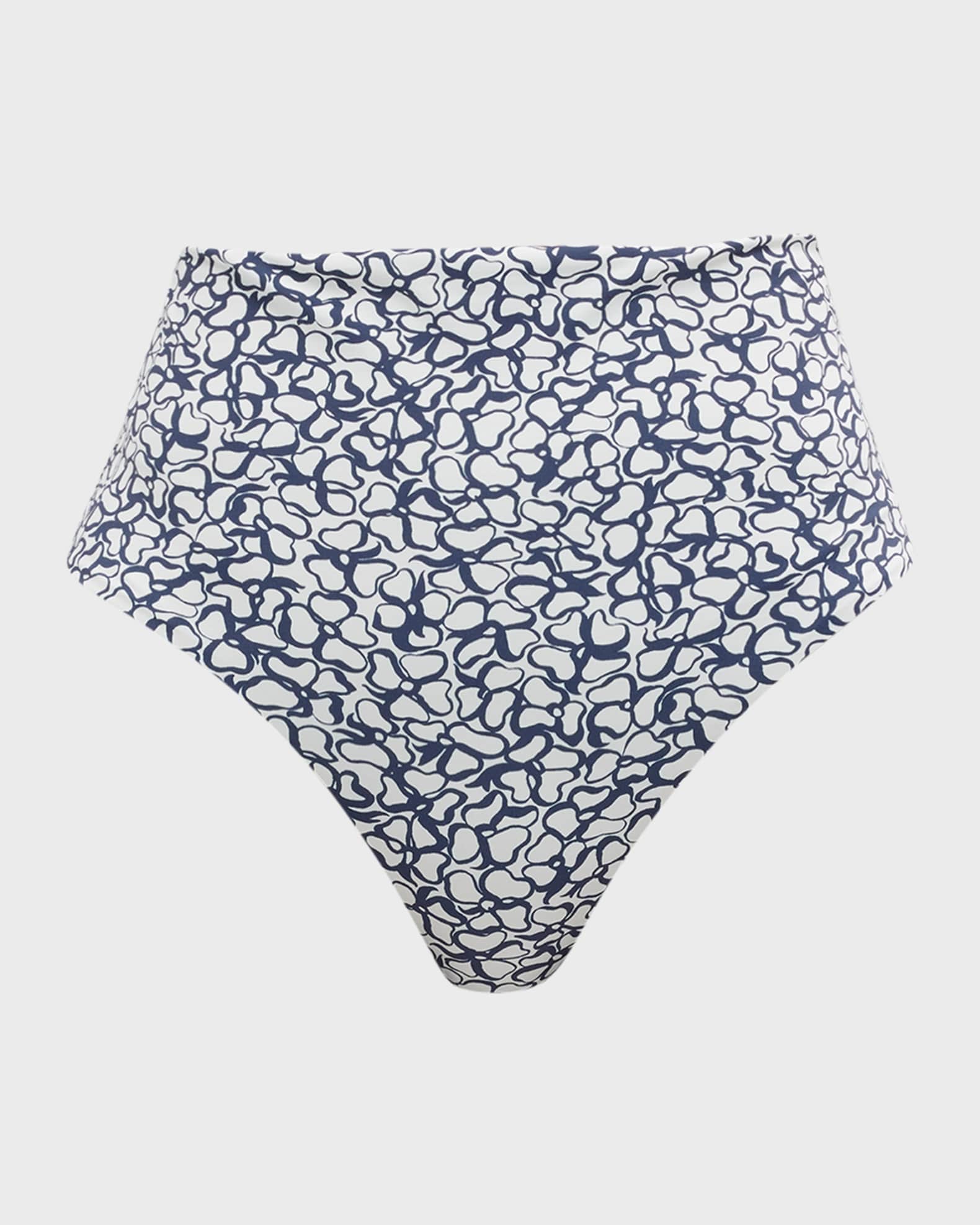 ANEMOS Infinity Floral The High Waist Bikini Bottoms | Neiman Marcus