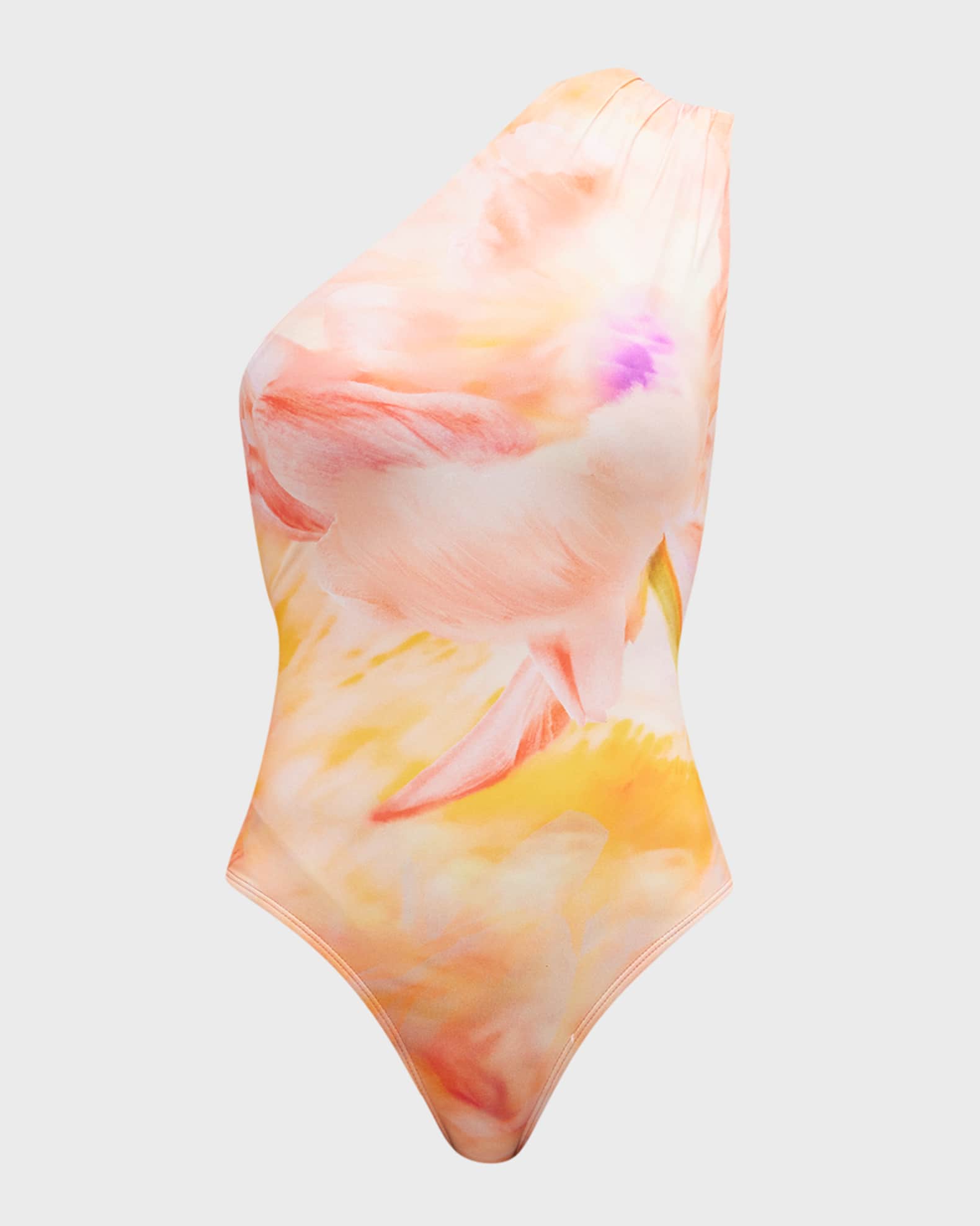 Lenny Niemeyer Cloud Loop One-Shoulder One-Piece Swimsuit | Neiman Marcus