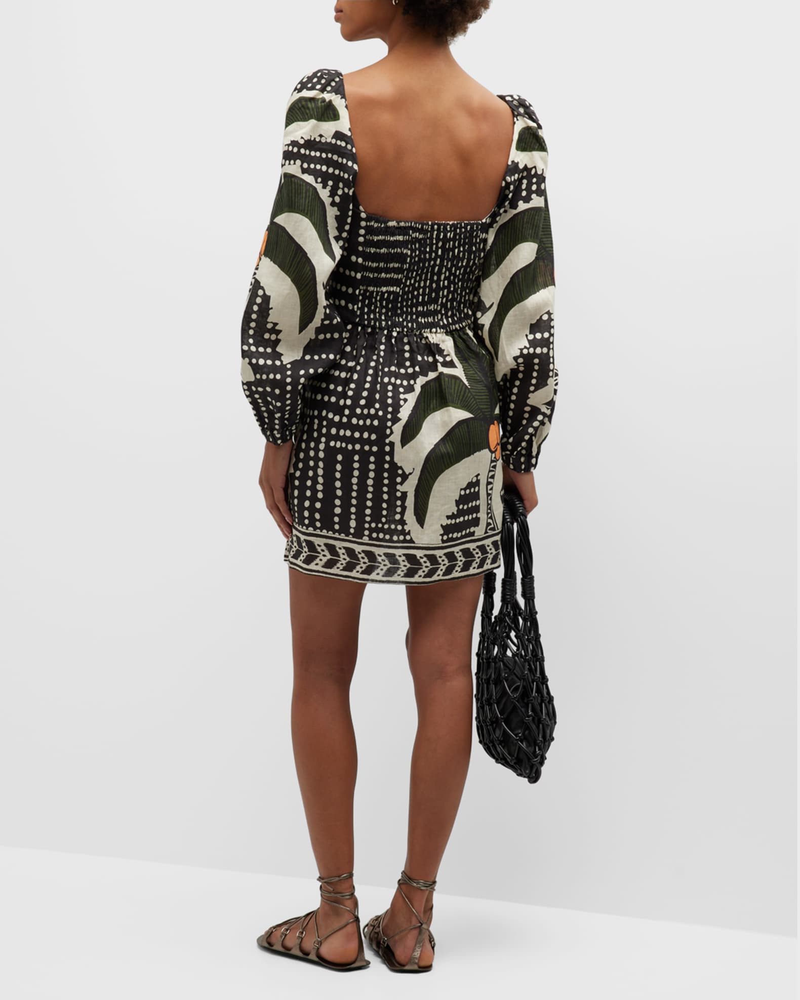 Johanna Ortiz Arardecer Tropical Mini Dress | Neiman Marcus