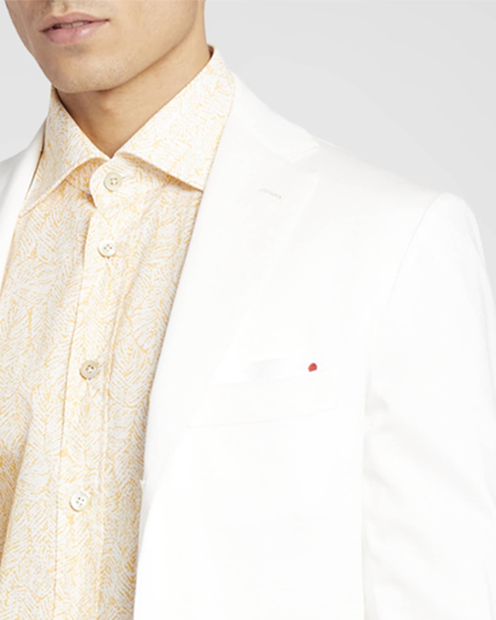 Kiton Men's Solid Cotton Blazer | Neiman Marcus