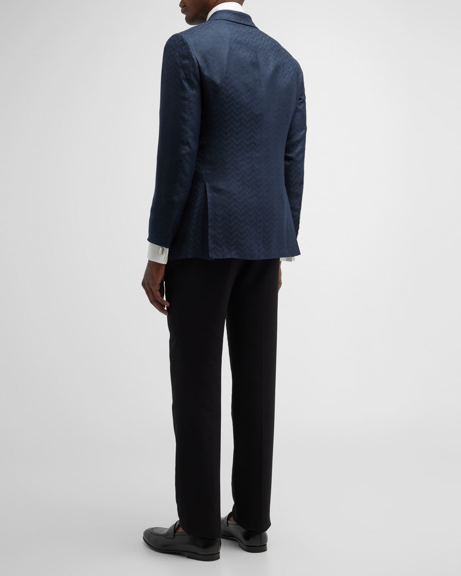 Kiton Men's Chevron Dinner Jacket | Neiman Marcus