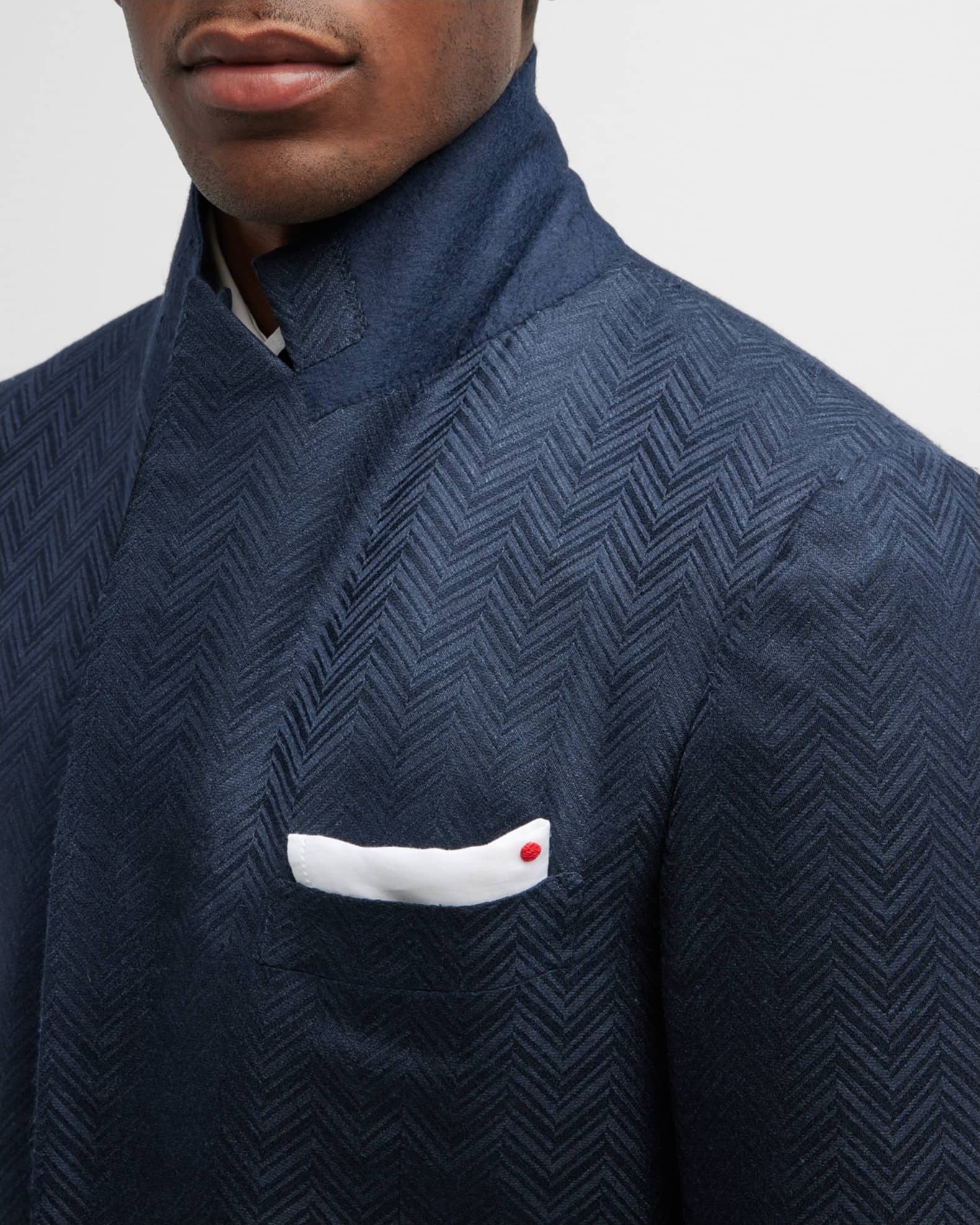 Kiton Men's Chevron Dinner Jacket | Neiman Marcus