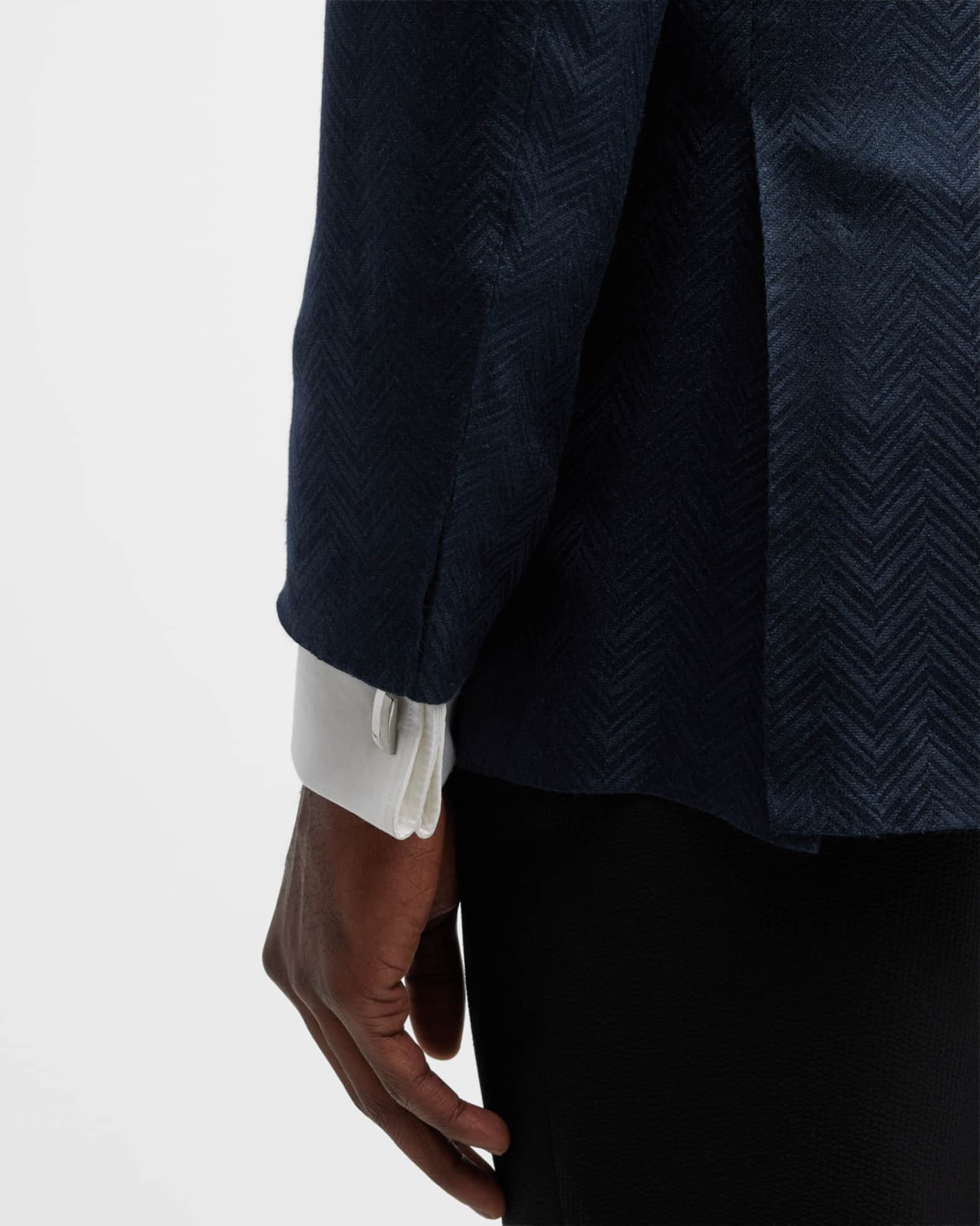 Kiton Men's Chevron Dinner Jacket | Neiman Marcus