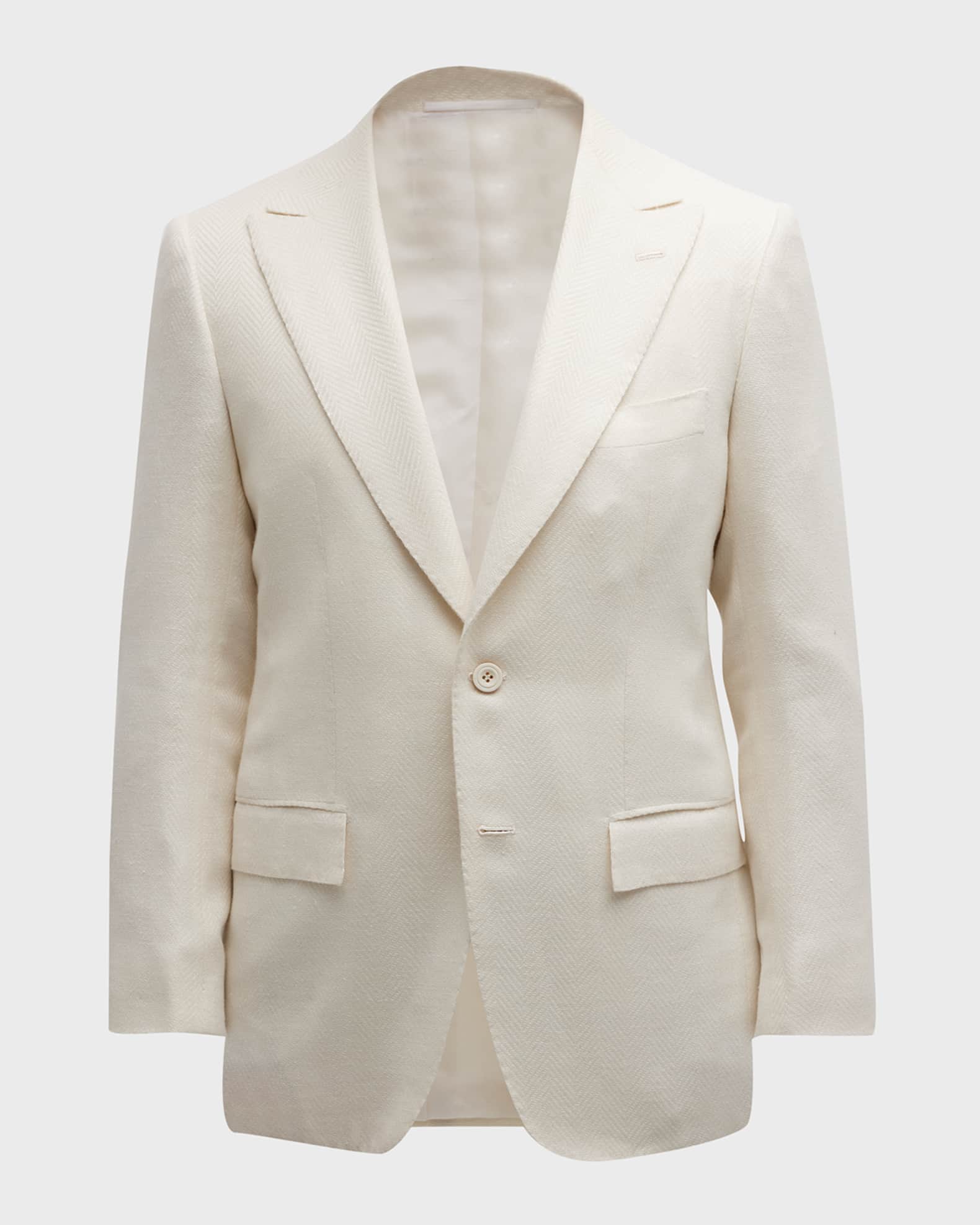 Kiton Men's Chevron Sport Coat | Neiman Marcus