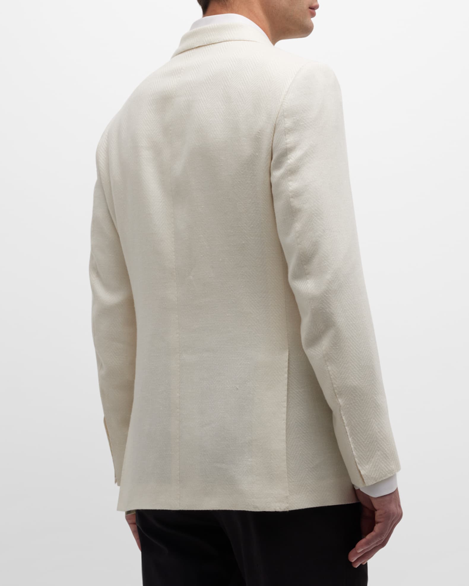 Kiton Men's Chevron Sport Coat | Neiman Marcus