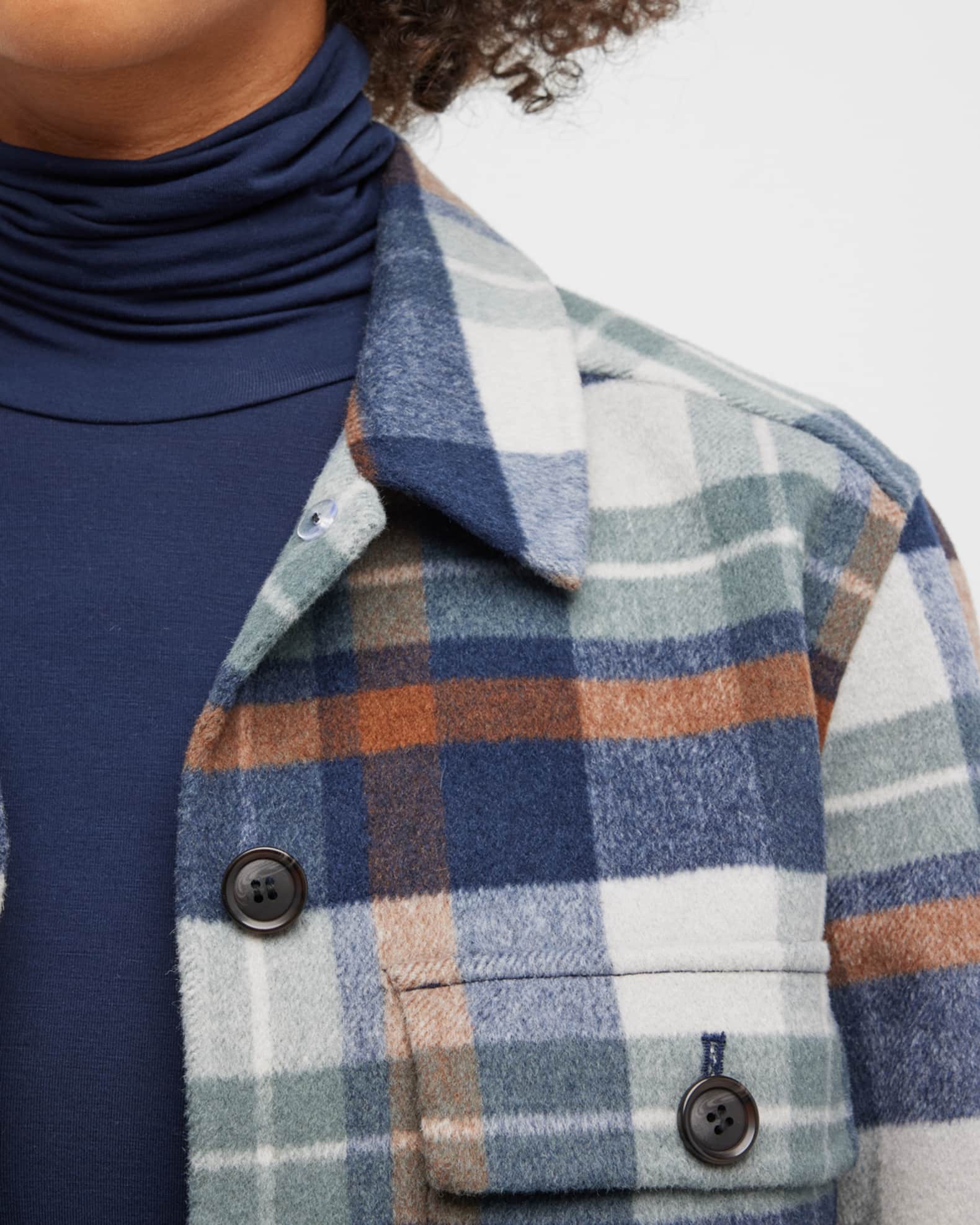 Rails Steffi Plaid Cropped Jacket | Neiman Marcus