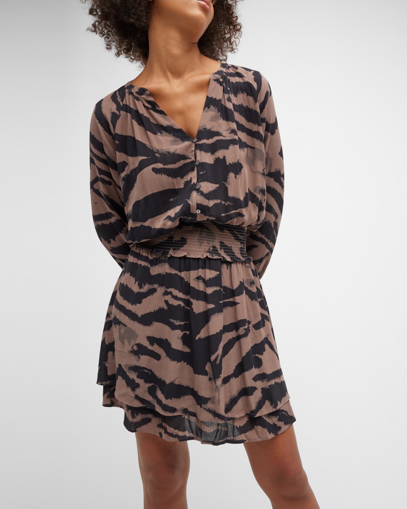 Rails Tiger Jasmine Mini Dress | Neiman Marcus