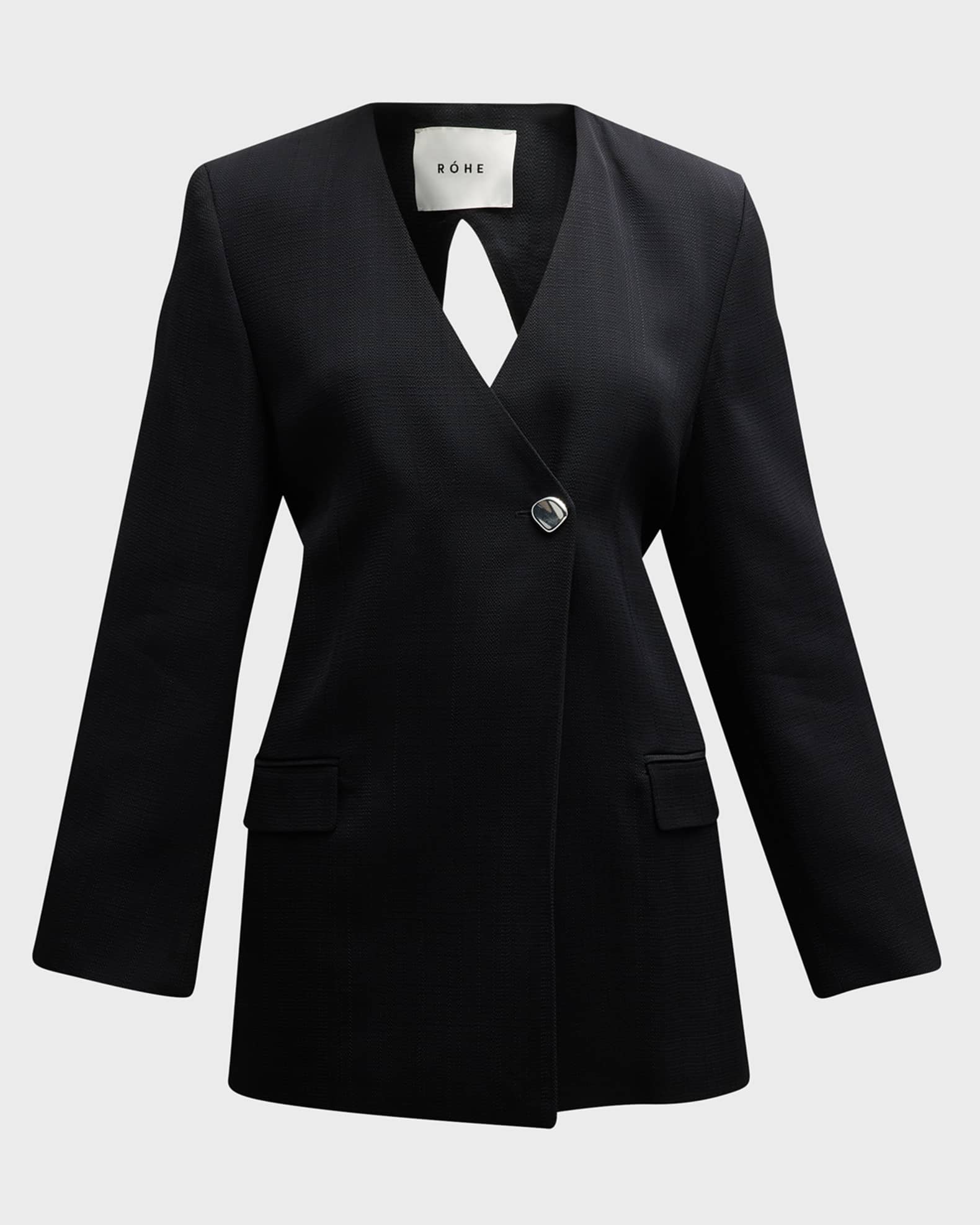 Rohe Open-Back Blazer | Neiman Marcus