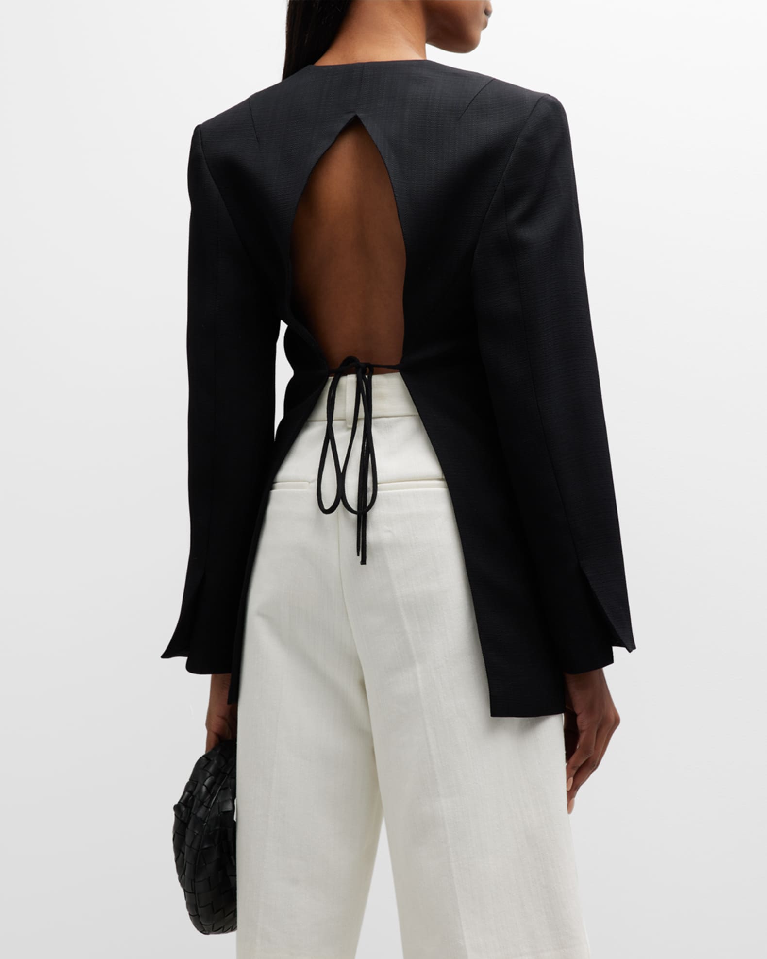 Rohe Open-Back Blazer | Neiman Marcus