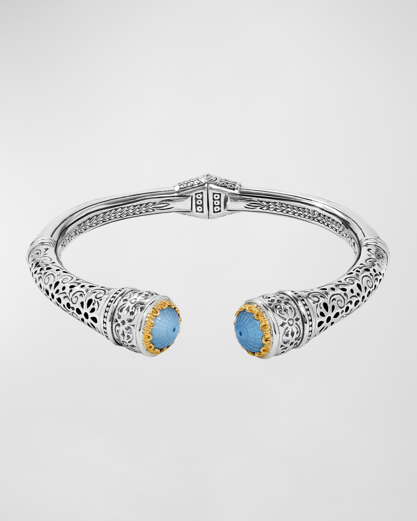 Konstantino Dome Blue Spinel and Mother-of-Pearl Doublet Bracelet ...