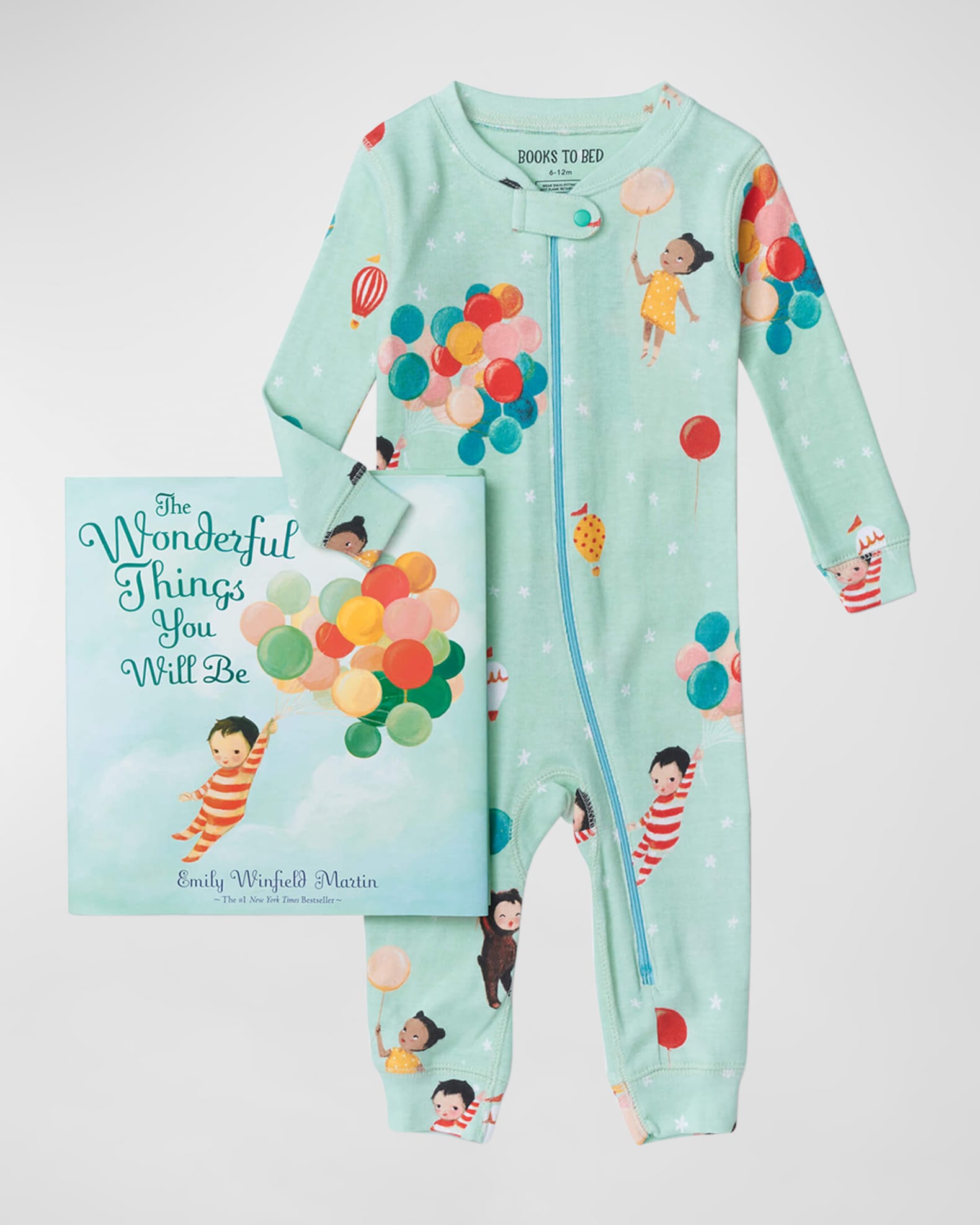Books To Bed Kid's The Wonderful Things You Will Be Printed Pajama Set ...