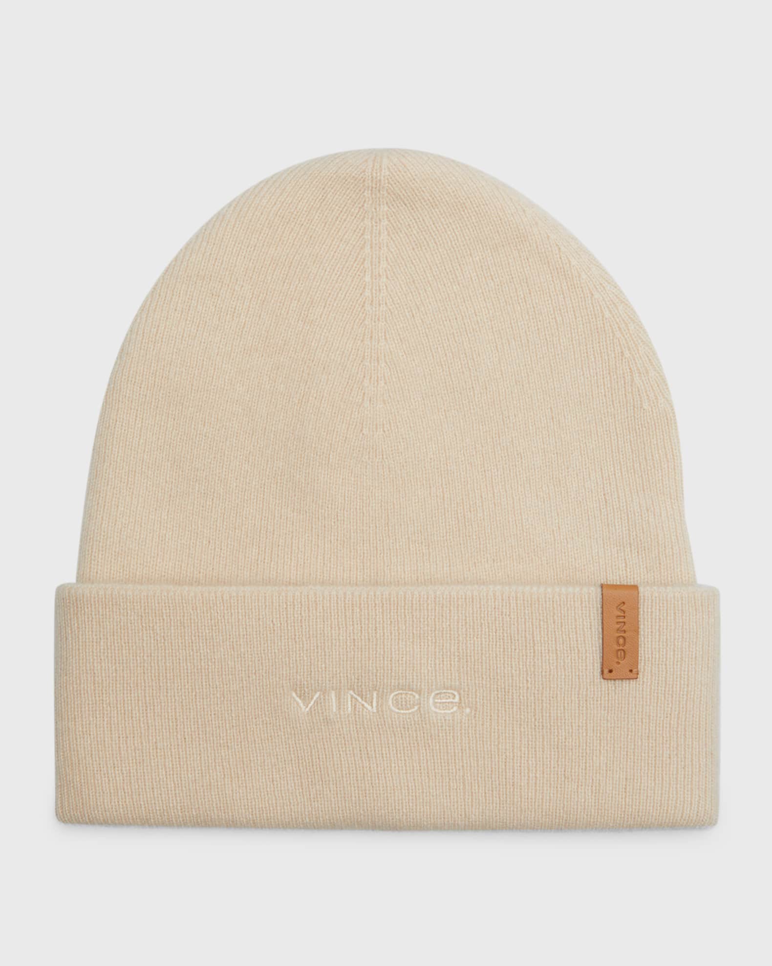 Vince Logo Cashmere Knit Beanie | Neiman Marcus