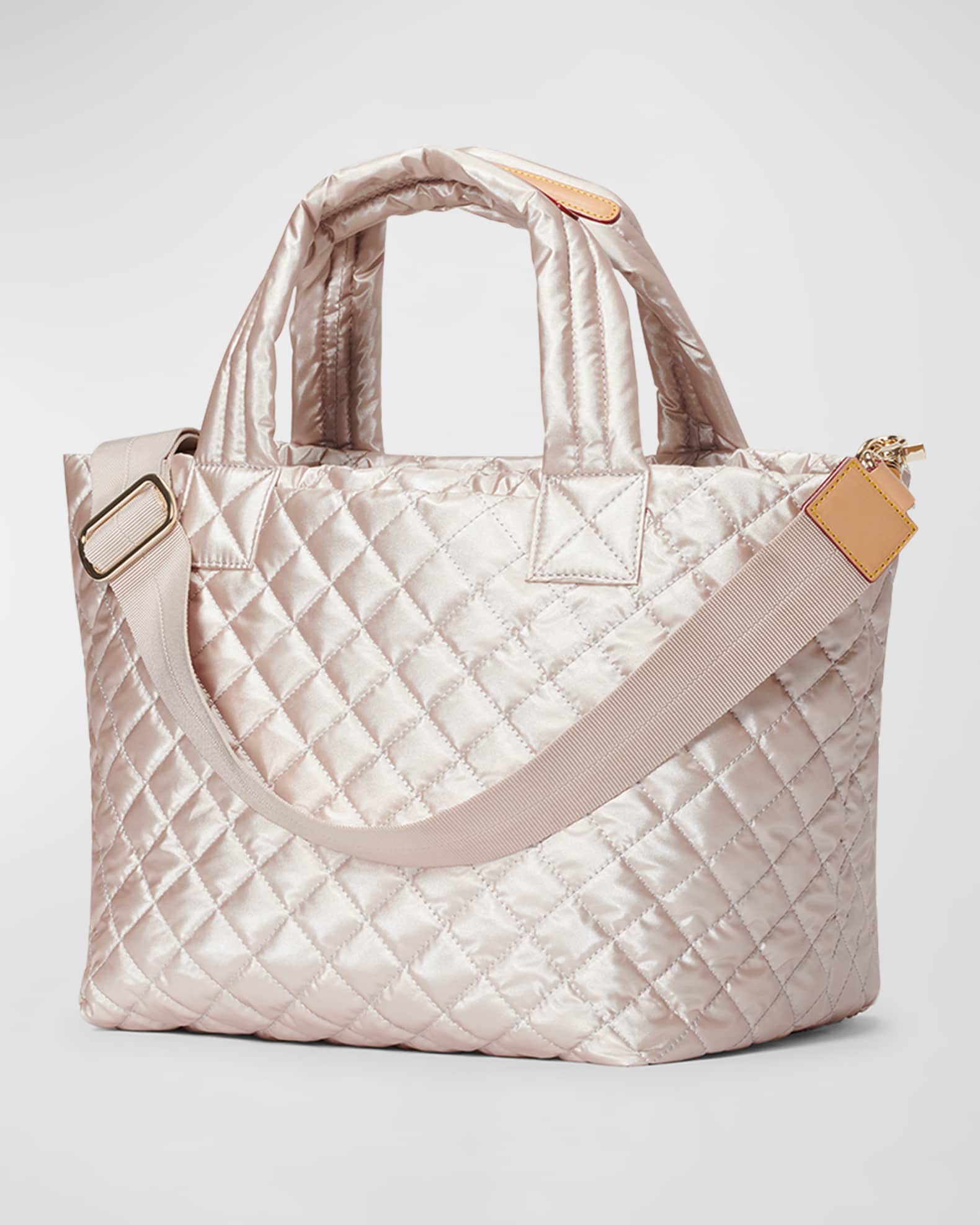 MZ WALLACE Metro Deluxe Small Quilted Nylon Tote Bag | Neiman Marcus