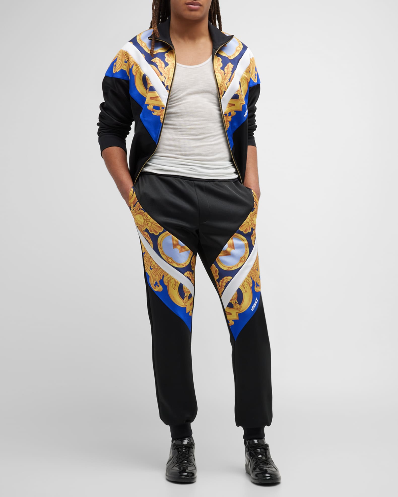 Versace Men's Barocco 660 Track Pants | Neiman Marcus