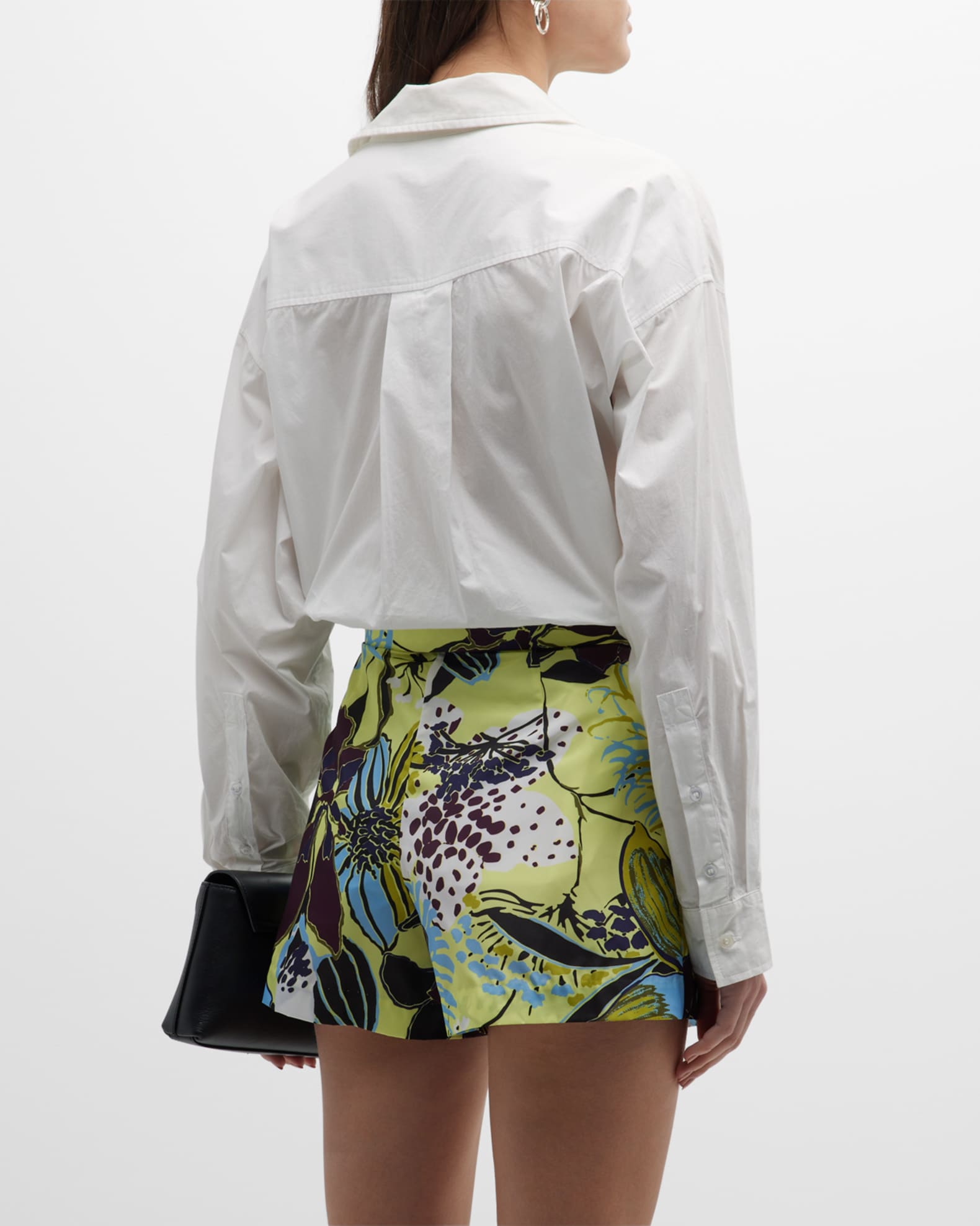 Tanya Taylor Calandra Embroidered Button-Front Top | Neiman Marcus