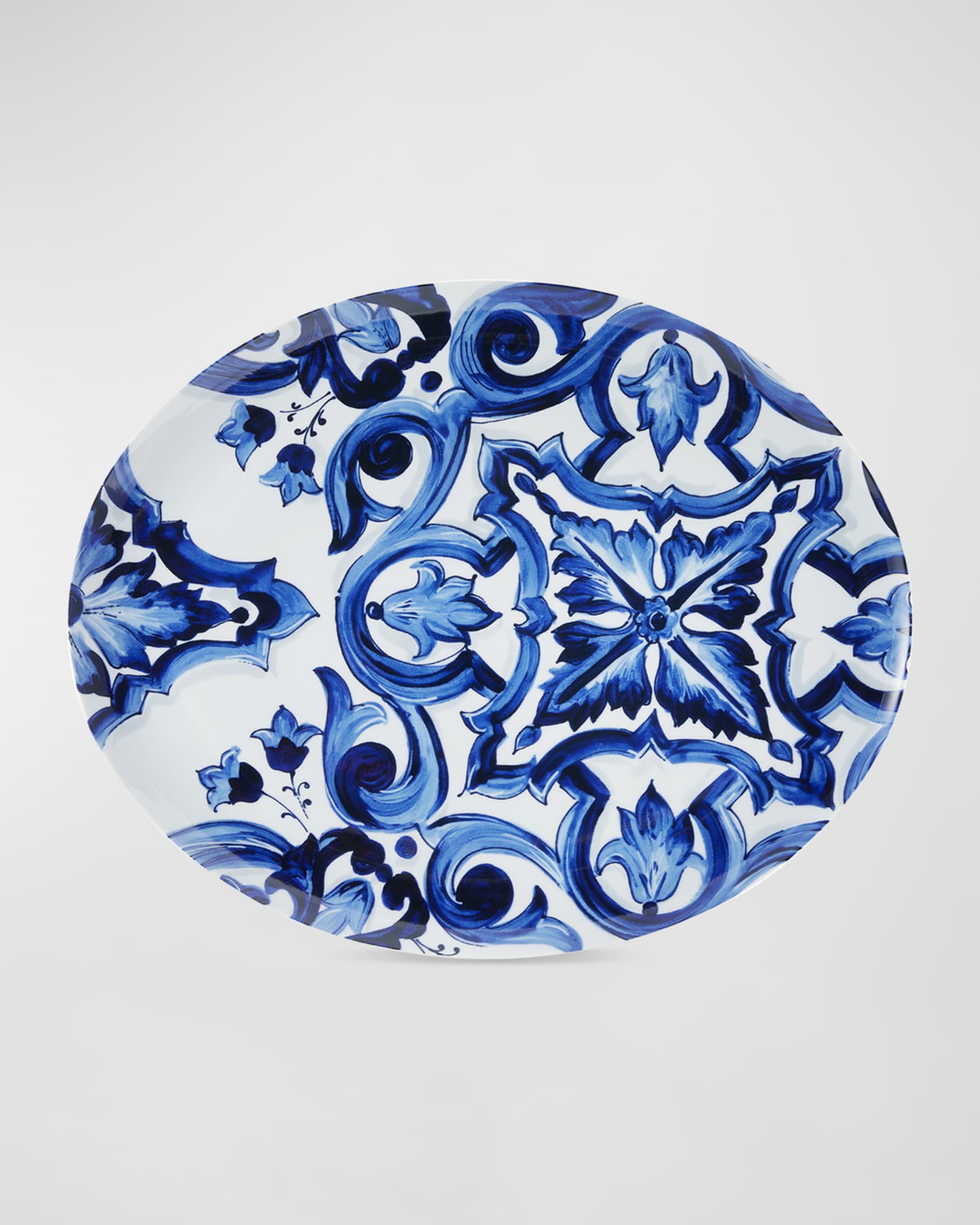 Dolce&Gabbana Casa Blu Mediterraneo Fiore Medium Serving Plate | Neiman ...